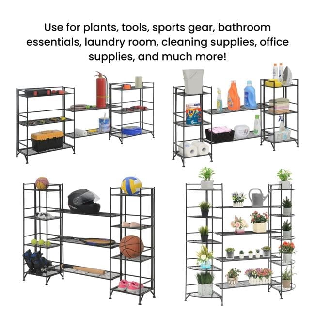 Xtra Storage Shelf Deluxe Metal Extension, Black - Set of 2 - Walmart.com