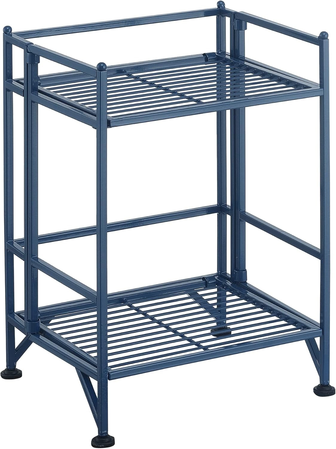 Xtra Storage Shelves - 2-Tier Folding Metal Storage Shelves, Closet ...