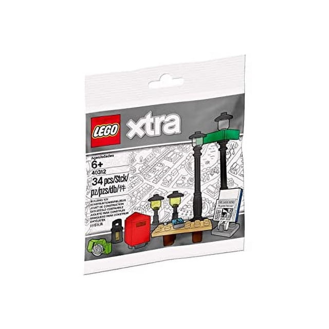 LEGO Xtra Streetlamps Set 40312 with 32 Pieces - Walmart.com