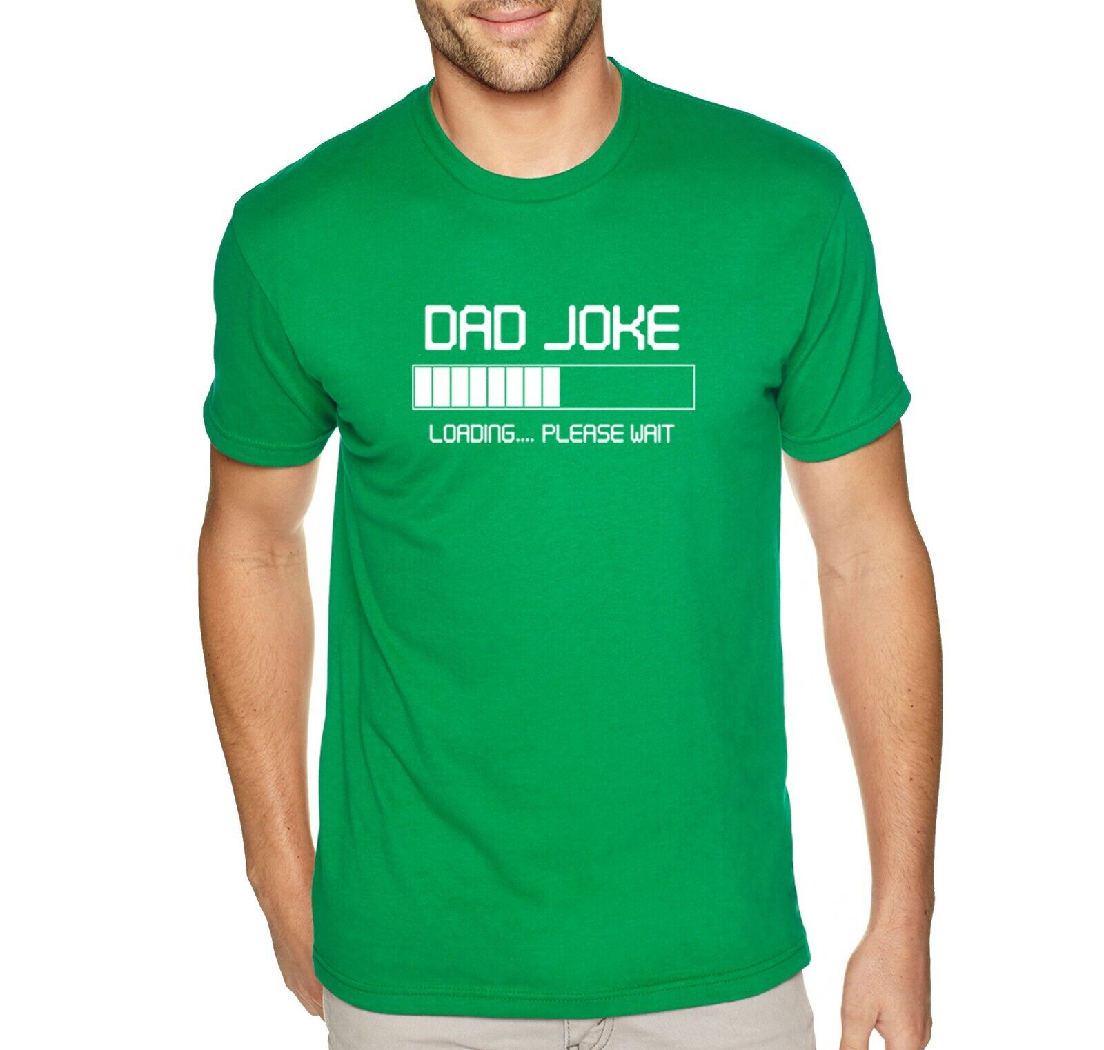 XtraFly Apparel Men's Dad Joke Loading Father's Day Crewneck T-Shirt ...