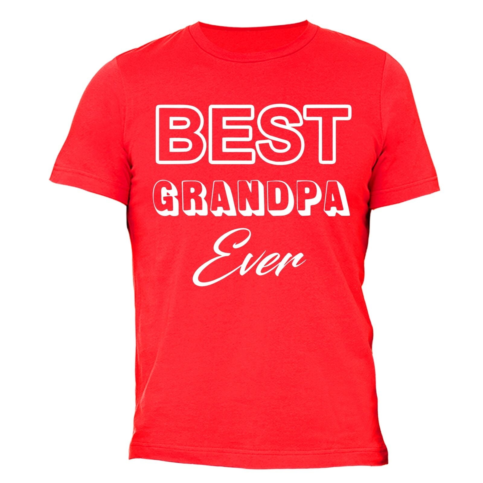 XtraFly Apparel Men's Father's Day tshirt Gift Best Grandpa Ever Pop T ...