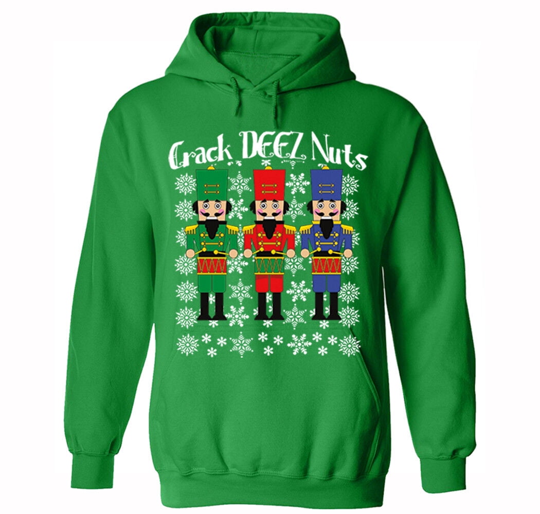 XtraFly Apparel Unisex Crack Deez Nuts Nutcracker Ugly Christmas ...