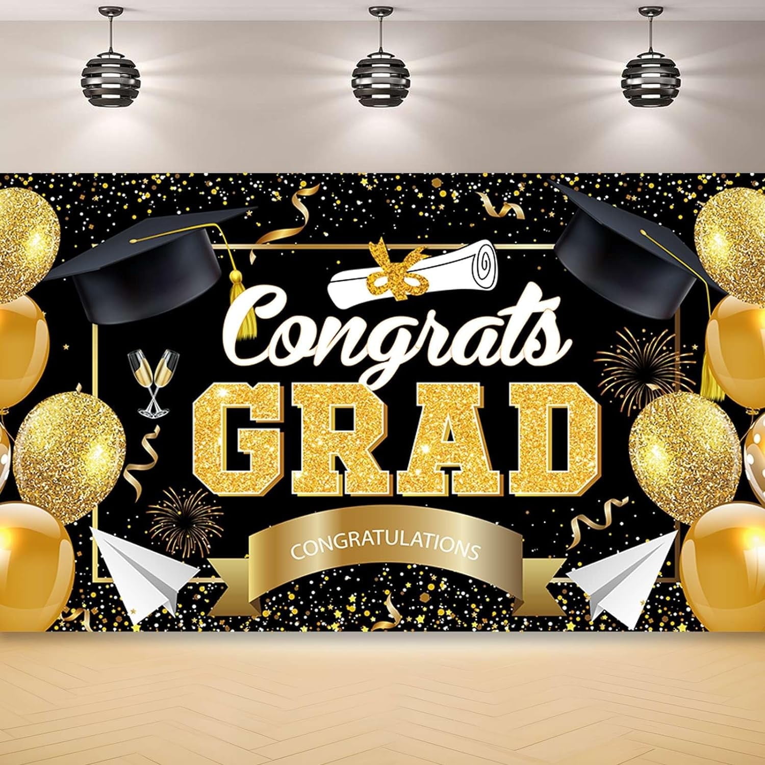 XtraLarge Congrats Grad Banner,Congratulations Grad Banner Graduation ...