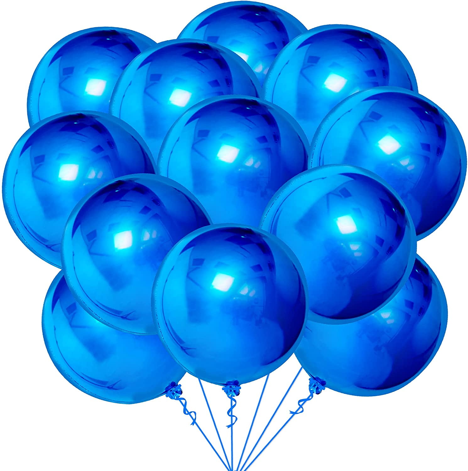 XtraLarge, Metallic Royal Blue Balloons - 12 Pieces, 22 Inch | Metallic ...