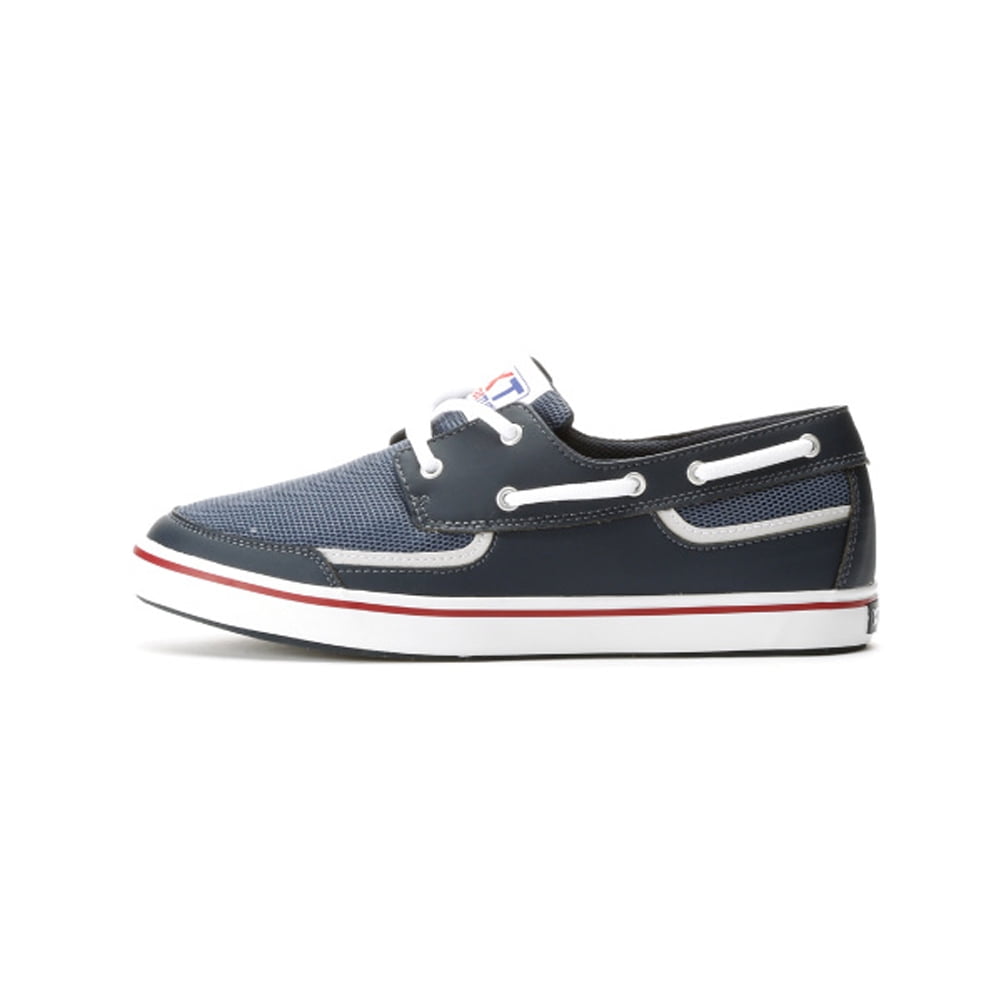 Xtratuf Men's Bluefin Slip Resistant Boat Shoes Navy Microfiber Leather ...