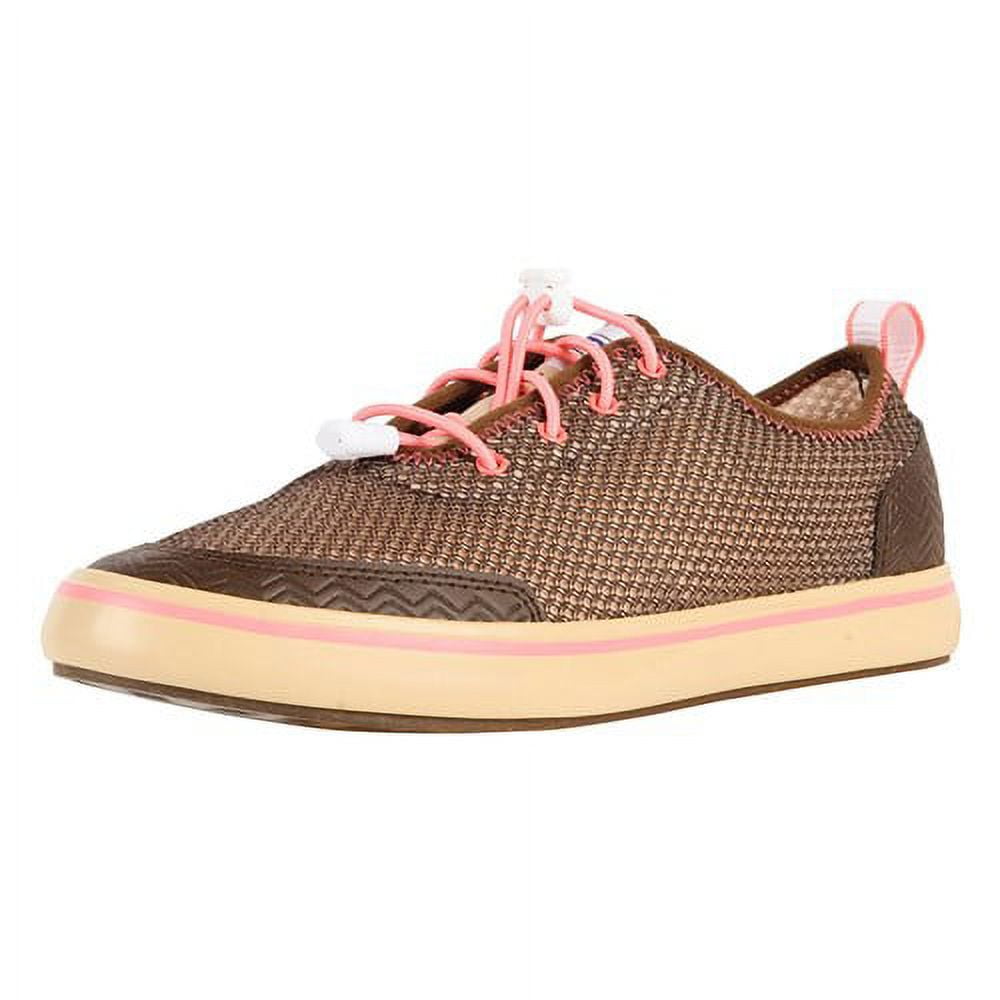 Xtratuf Women's Riptide Deck Brown Shoes w/ Iconic Chevron Outsole ...