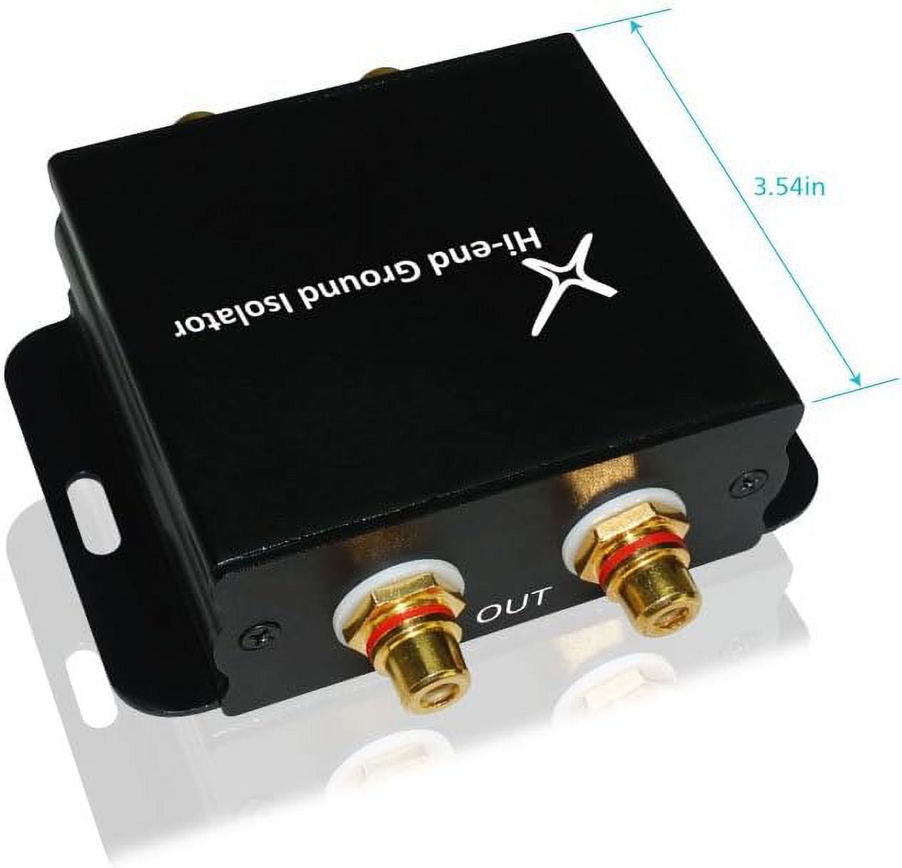 XtremPro Hi-end Ground Loop Noise Isolator/Filter for Car Audio/Home ...