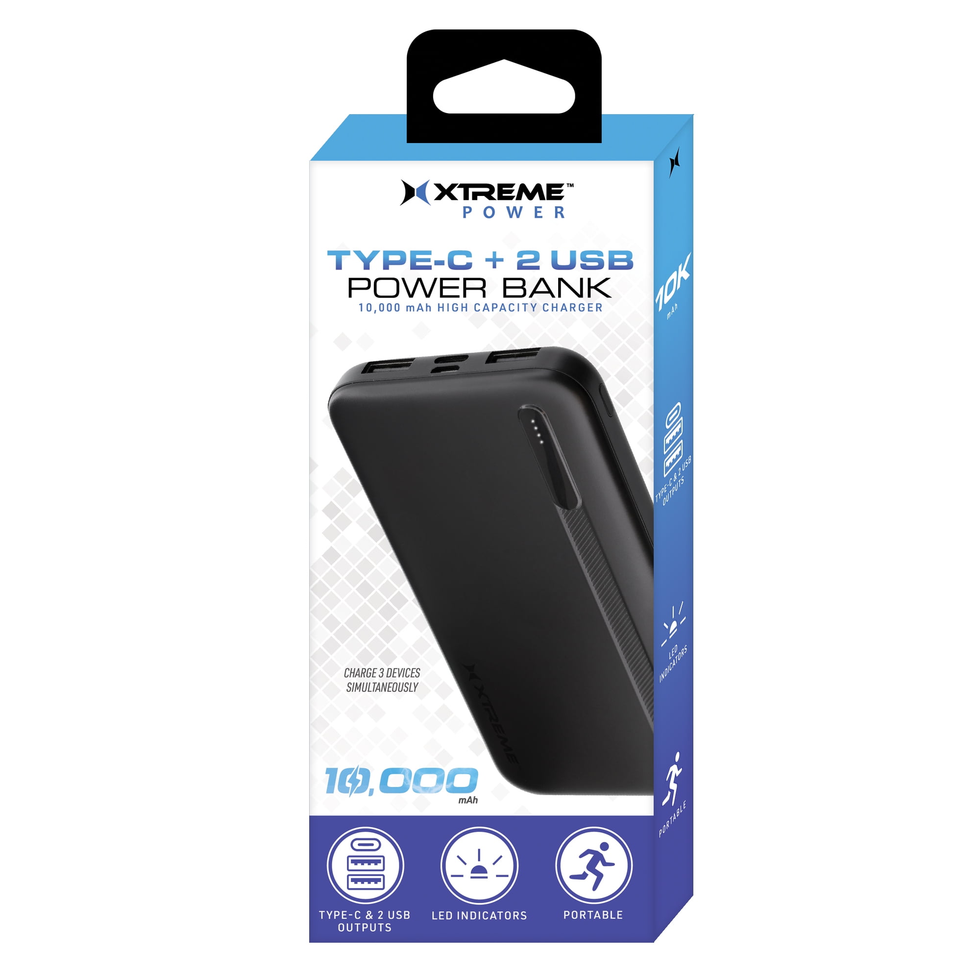 Xtreme 5000 mAh Portable Power Bank For Type-C and USB Devices ...