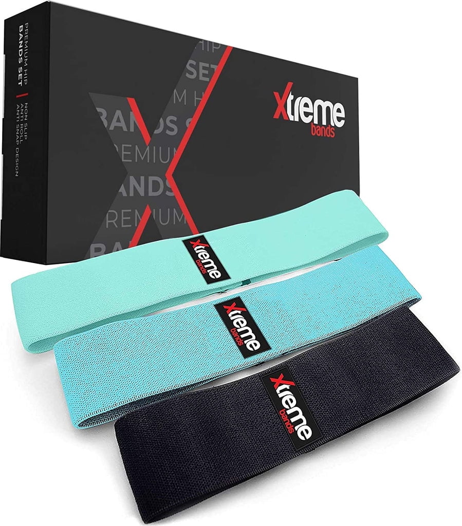 Xtreme Bands | Hip Resistance Bands 3 Pack (Light, Medium + Heavy) for ...