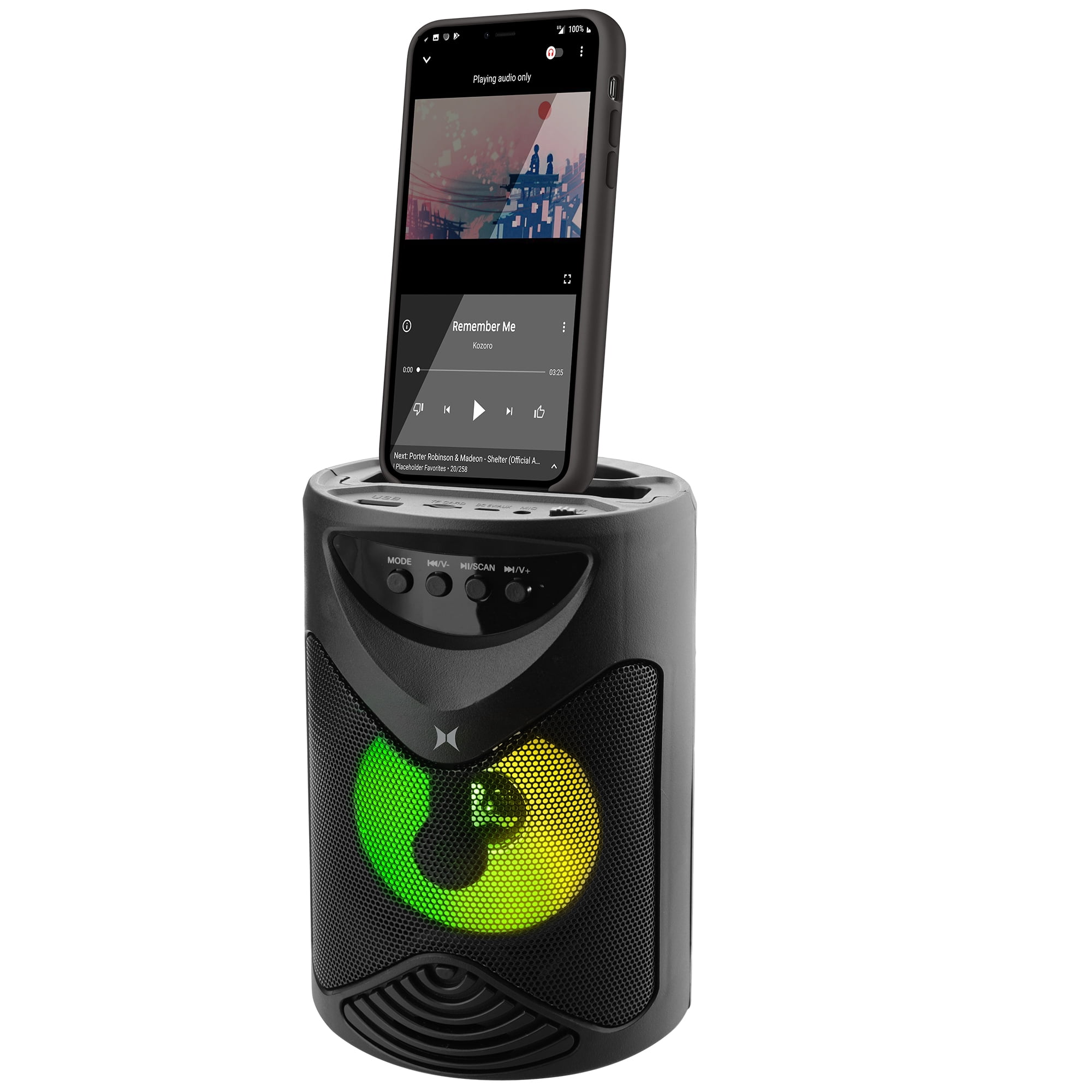 Xtreme LED Wireless Portable Speaker, Multicolor RGB Lightshow ...