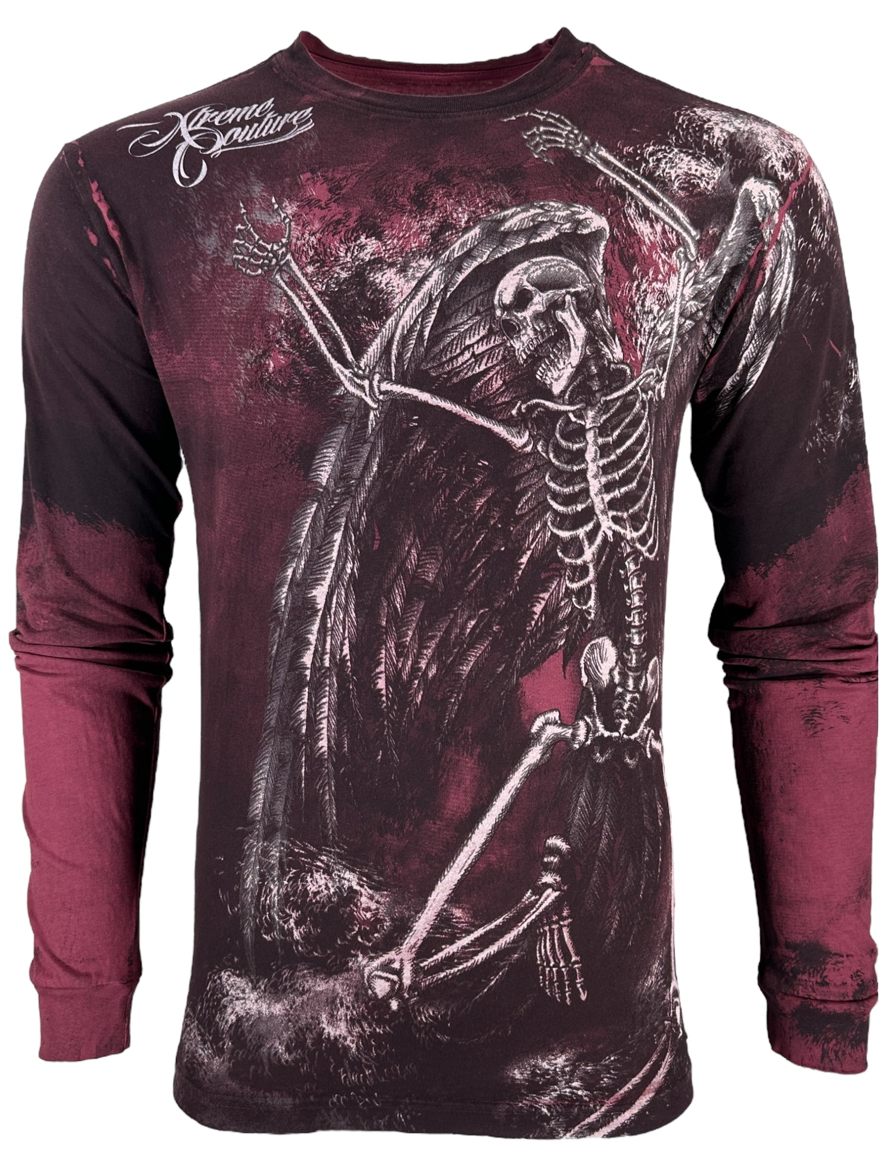 Xtreme Couture By Affliction Men's Long Sleeve T-shirt Relinquish ...