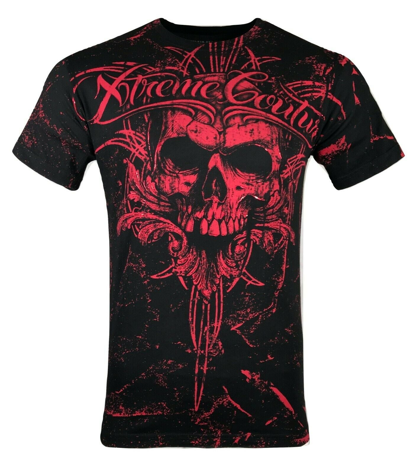 Xtreme Couture By Affliction Men's T-Shirt VICTORY Tattoo Biker MMA S ...