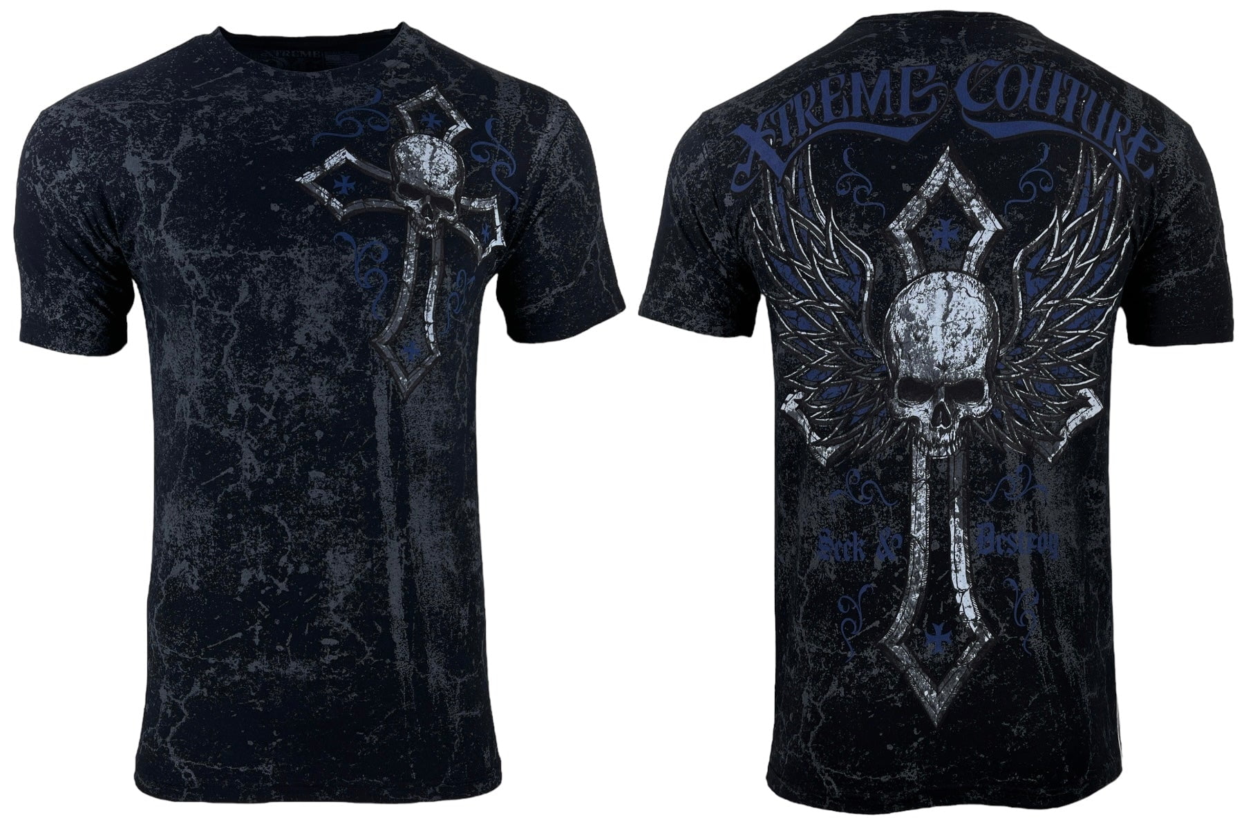 Xtreme Couture By Affliction Men's T-shirt Stone Warrior - Walmart.com