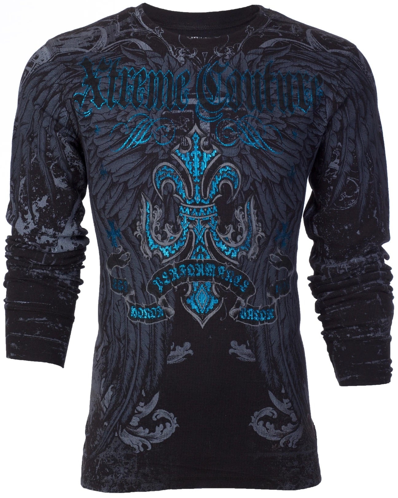 Xtreme Couture By Affliction Men's Thermal Shirt Sandstone - Walmart.com