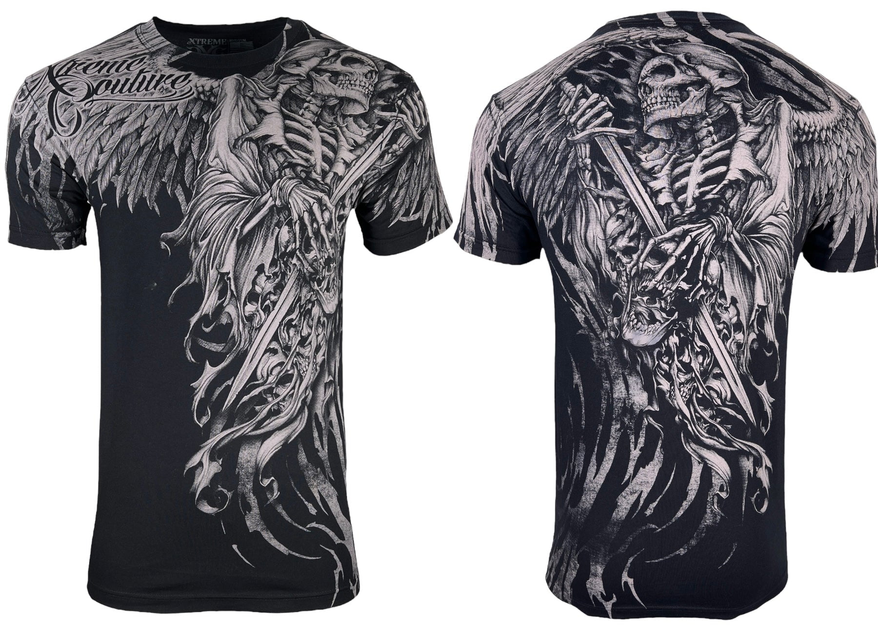Xtreme Couture by Affliction Men's T-Shirt Wielding Death - Walmart.com