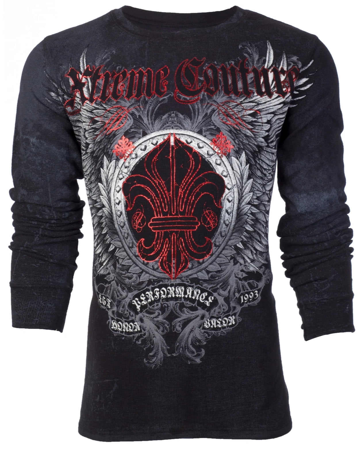 Xtreme Couture by Affliction Men's Thermal Shirt Royal Family - Walmart.com