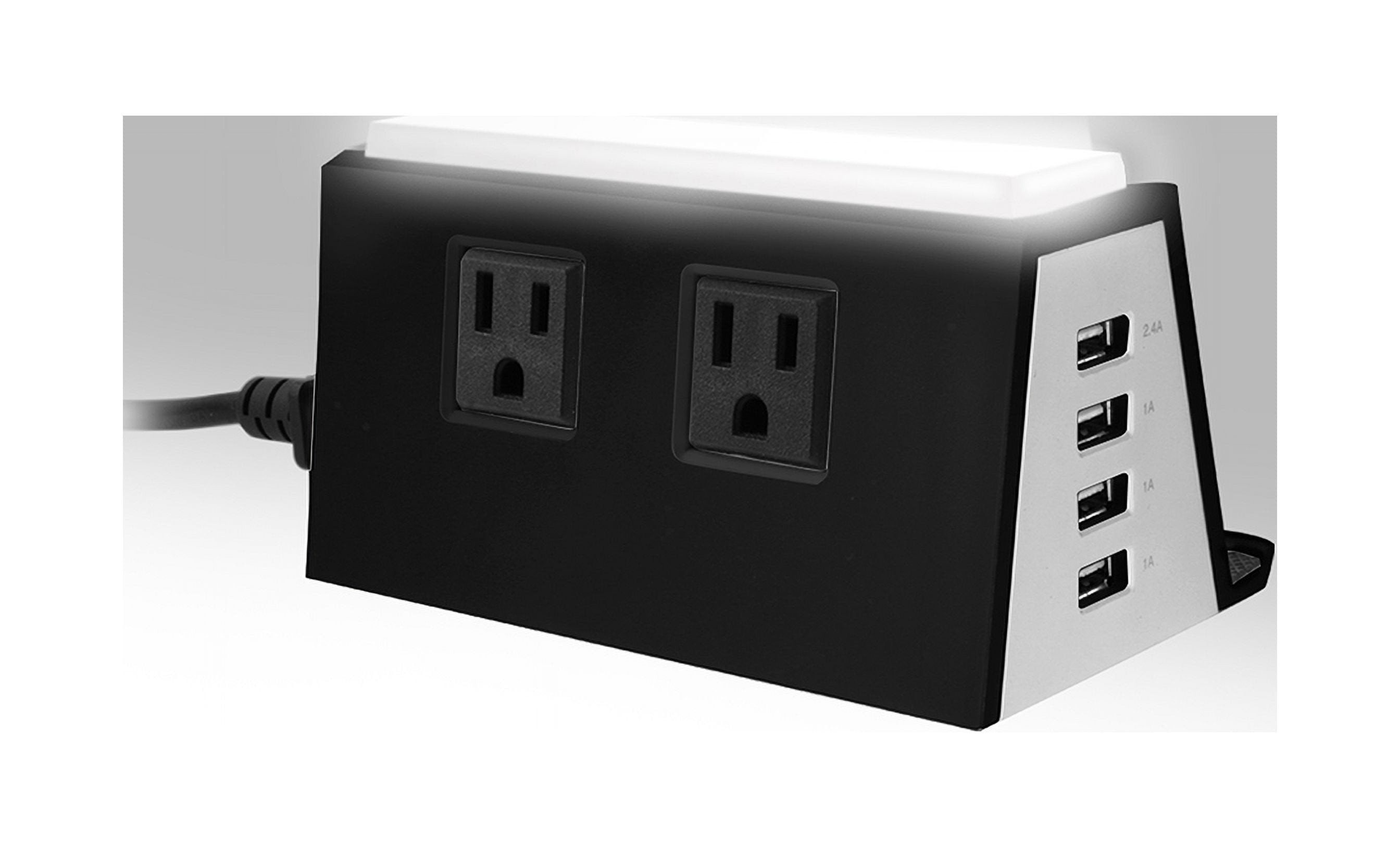 Xtreme Cables Desktop Power Station W/4 USB - Walmart.com