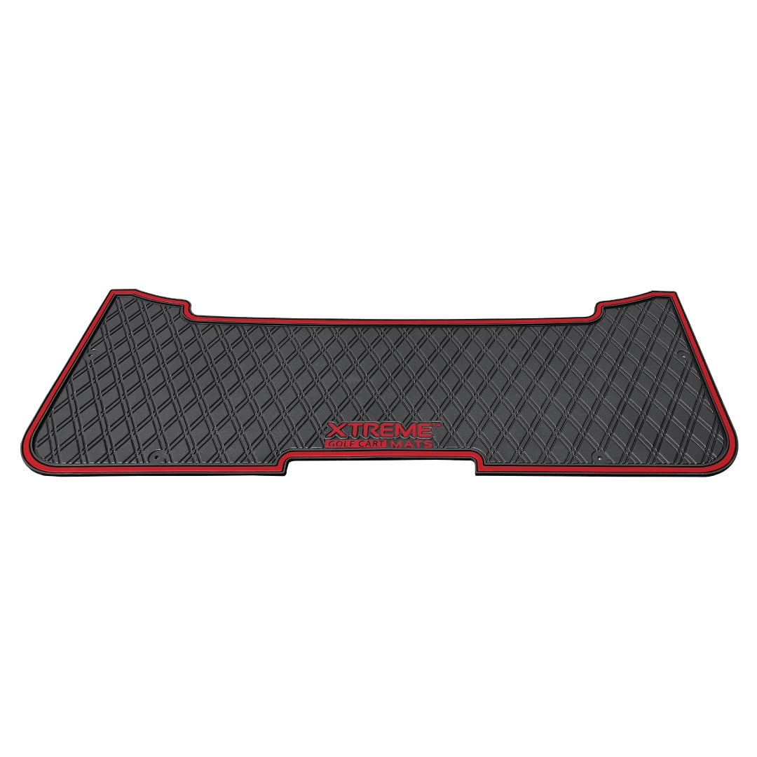 Xtreme Mats E-Z-GO Golf Cart Floor Mats, Full Coverage, Red Trim, Fits ...