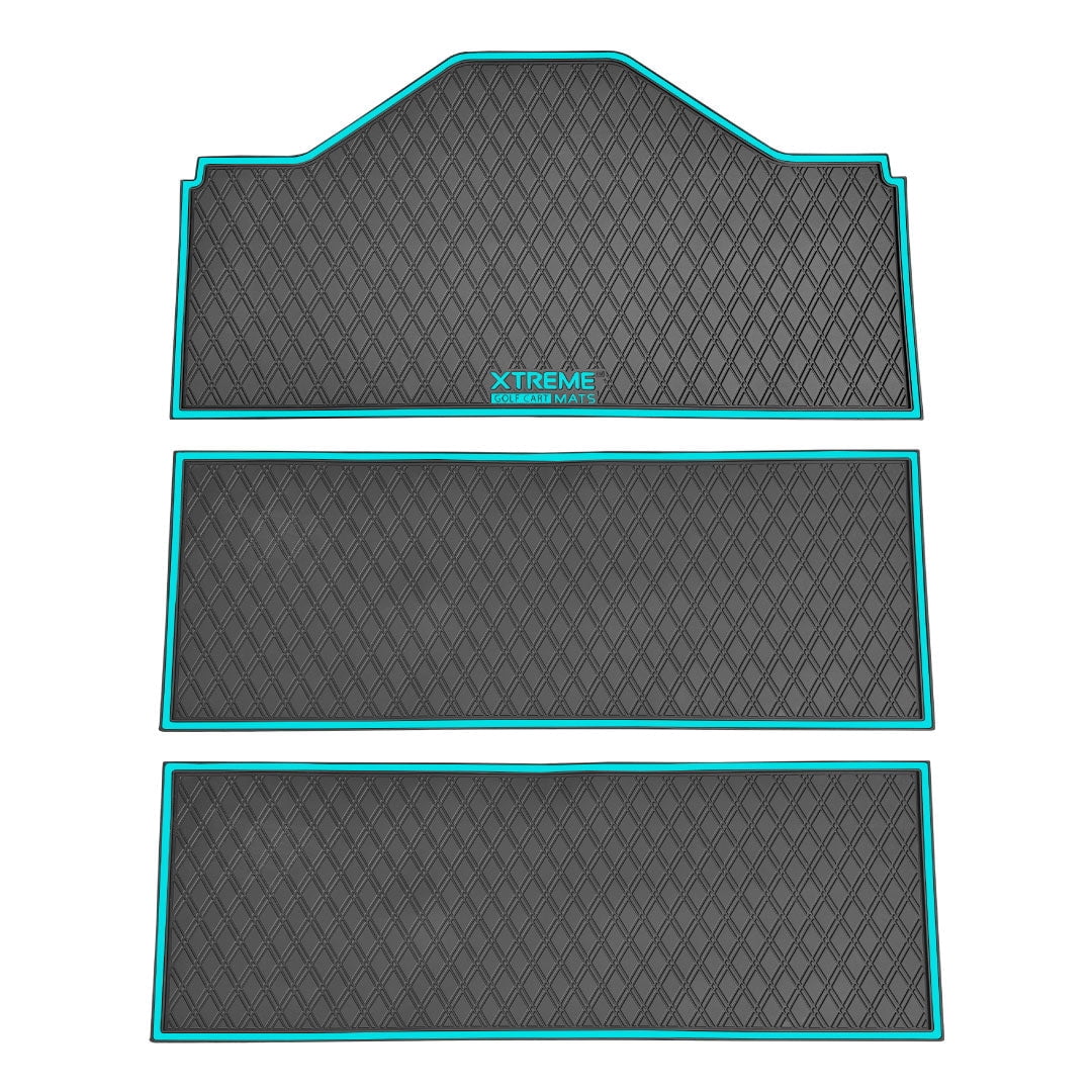 Xtreme Mats Evolution D5 Golf Cart Floor Mat Set - Rubber Double ...