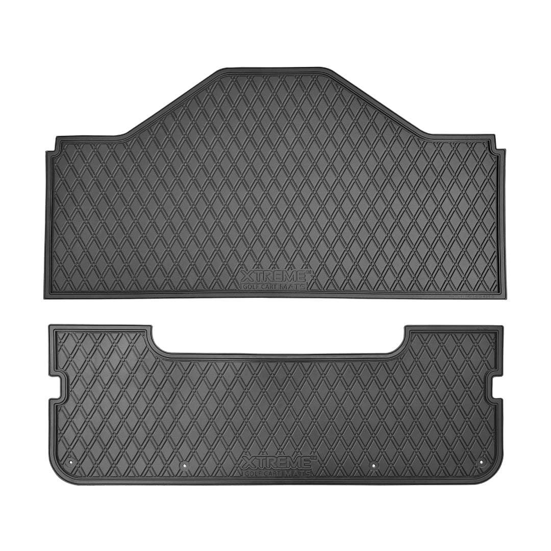 Xtreme Mats Evolution D5 Golf Cart Floor Mat set for front row & rear ...