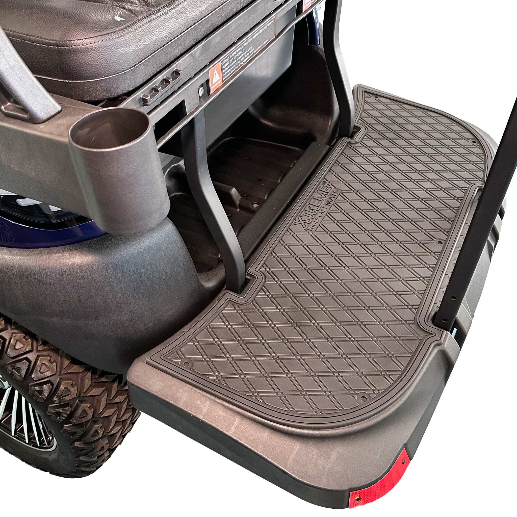 Xtreme Mats Golf Cart Mat for Rear Facing Foot Rests & Rear Seat Kits ...