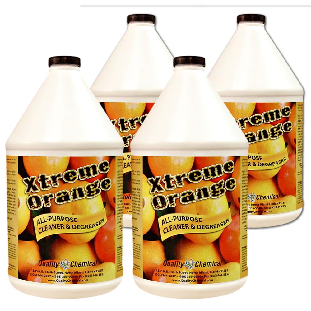Xtreme Orange Citrus Degreaser and Cleaner - 4 gallon case - Walmart.com