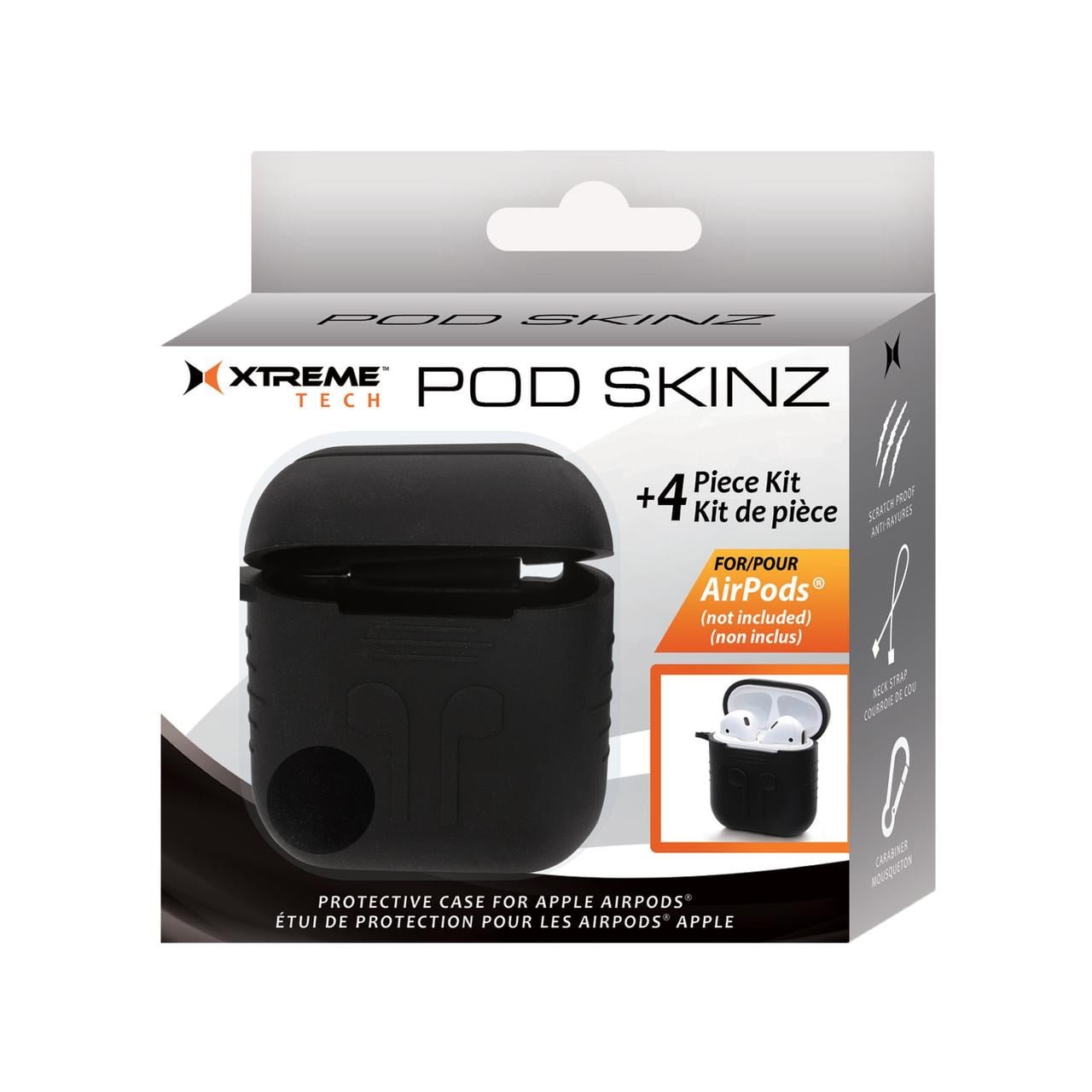 Xtreme Pod Skinz Airpods Case 4 In 1 Accessories Kits Protective Cover ...
