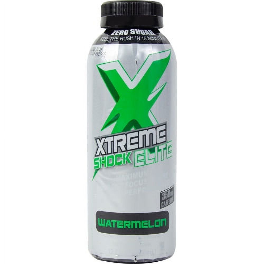 Xtreme Shock Elite RTD Pre-Workout Energy Drink, Watermelon, Sugar Free ...