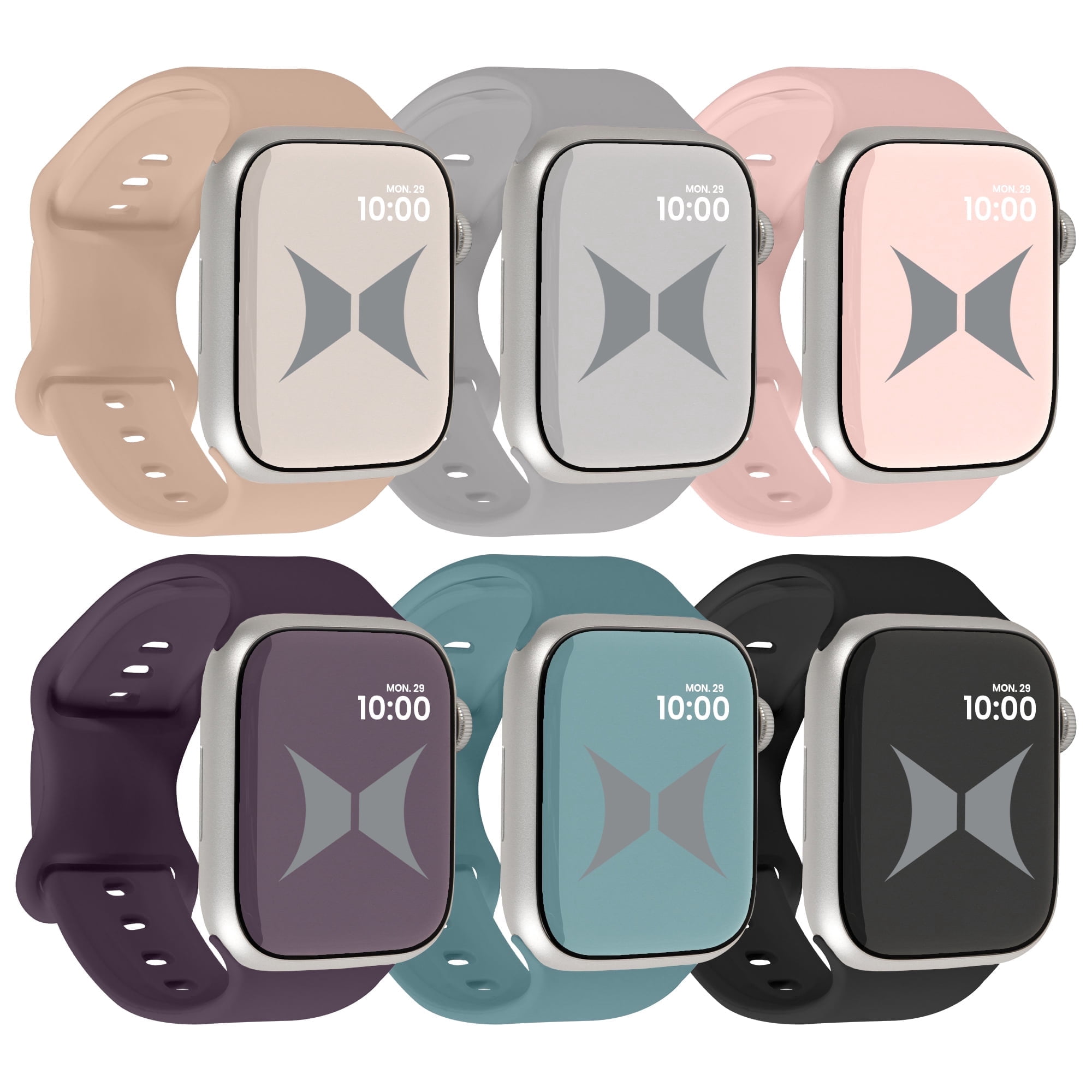 Xtreme Smart Watch Soft Silicone Band 6 Pack – Small Size, Waterproof ...