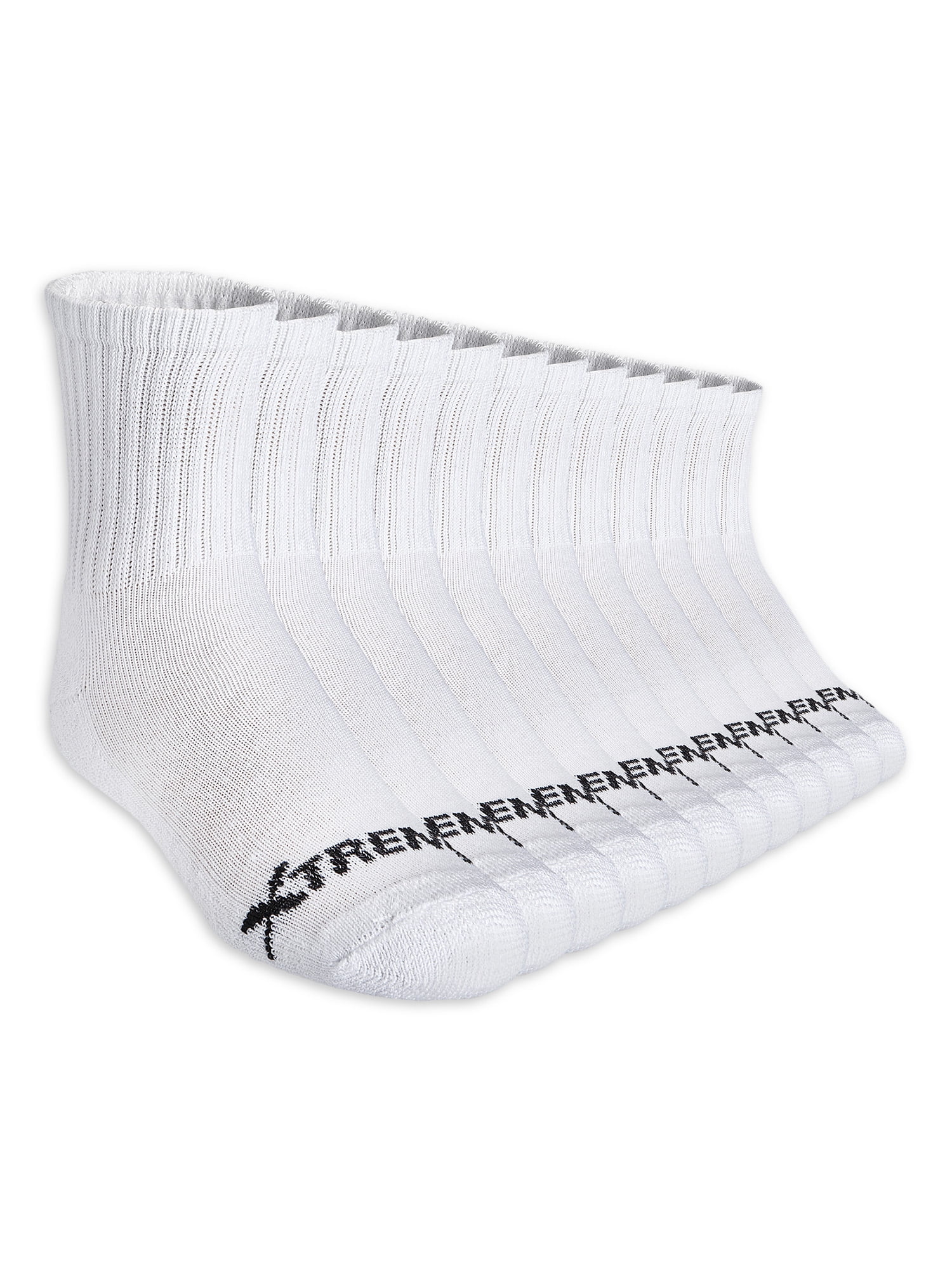 Xtreme Sport Boys Half Cushion Crew Socks, 12-Pack, Sizes 6-8 - Walmart.com