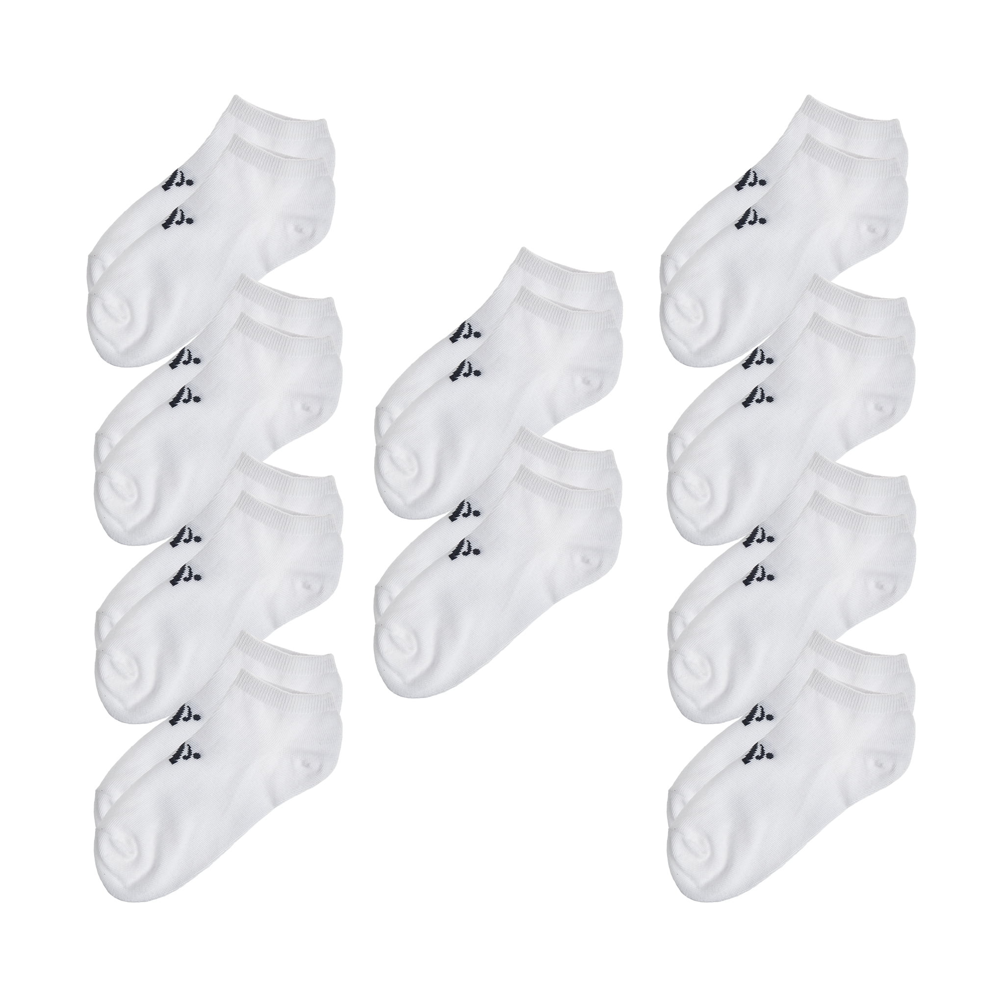 Xtreme Sport Youth Girls 10-Pack Low Athletic No Show Socks, Sizes 6-8 ...