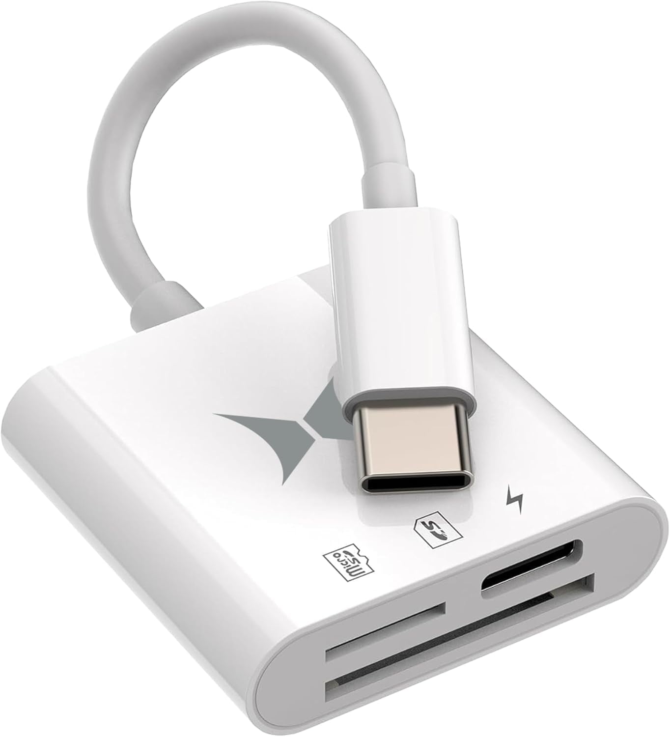 Xtreme USB-C Card Reader 3-in-1 Adapter, Reads Micro SD/CF Cards, SD/CF ...