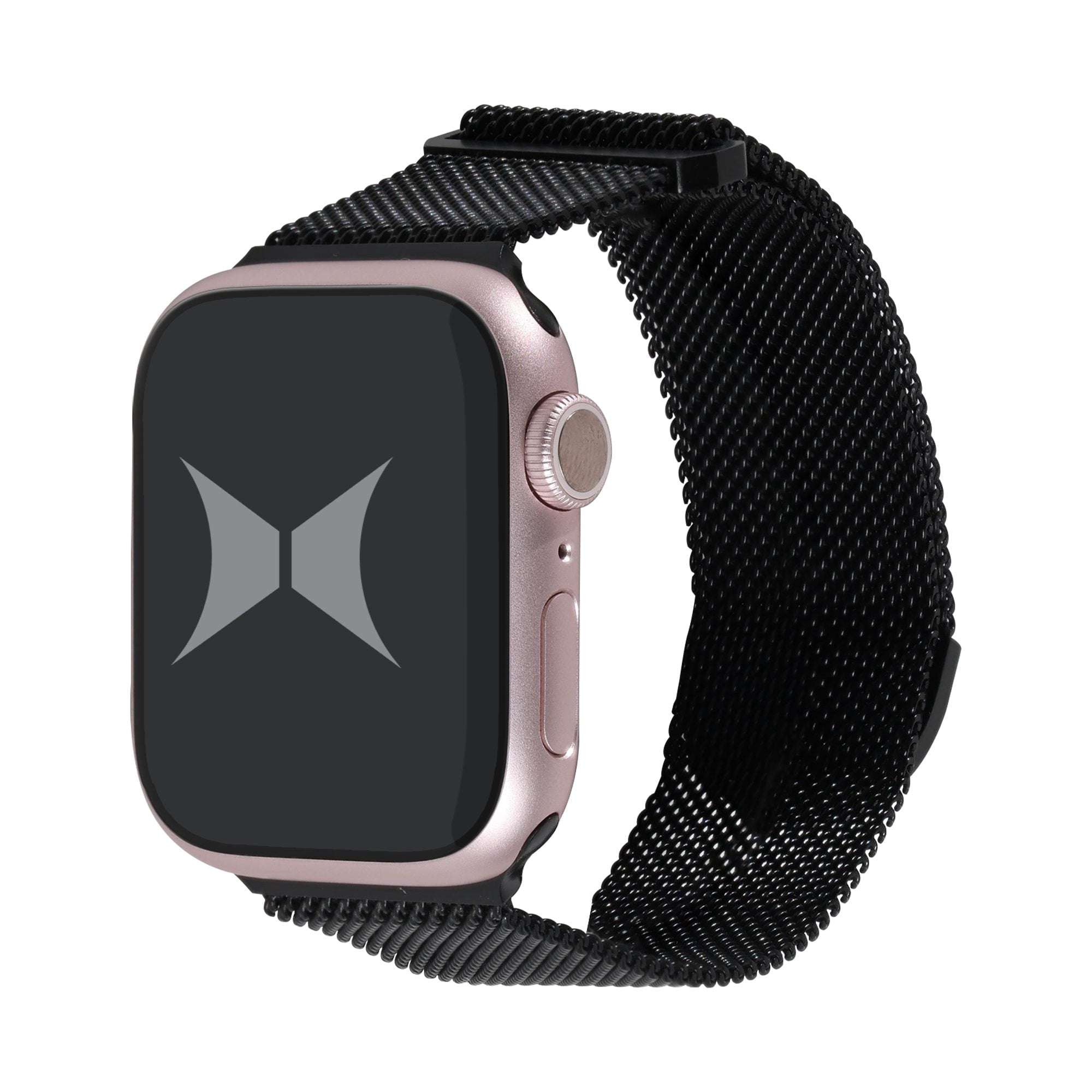 Xtreme Unisex Steel Mesh Apple Watch Band – Black, Adjustable Magnetic ...