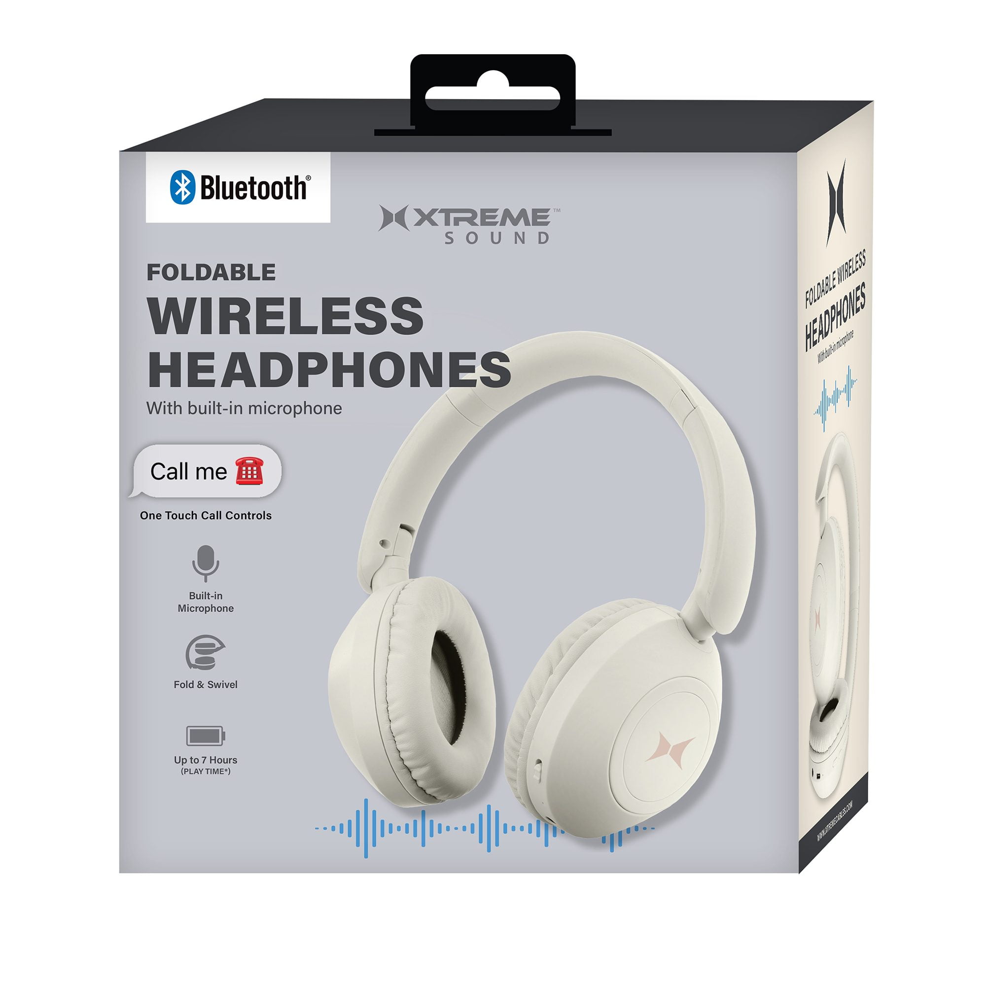 Xtreme Wireless Bluetooth Headphones with Microphone, Over the Ear ...