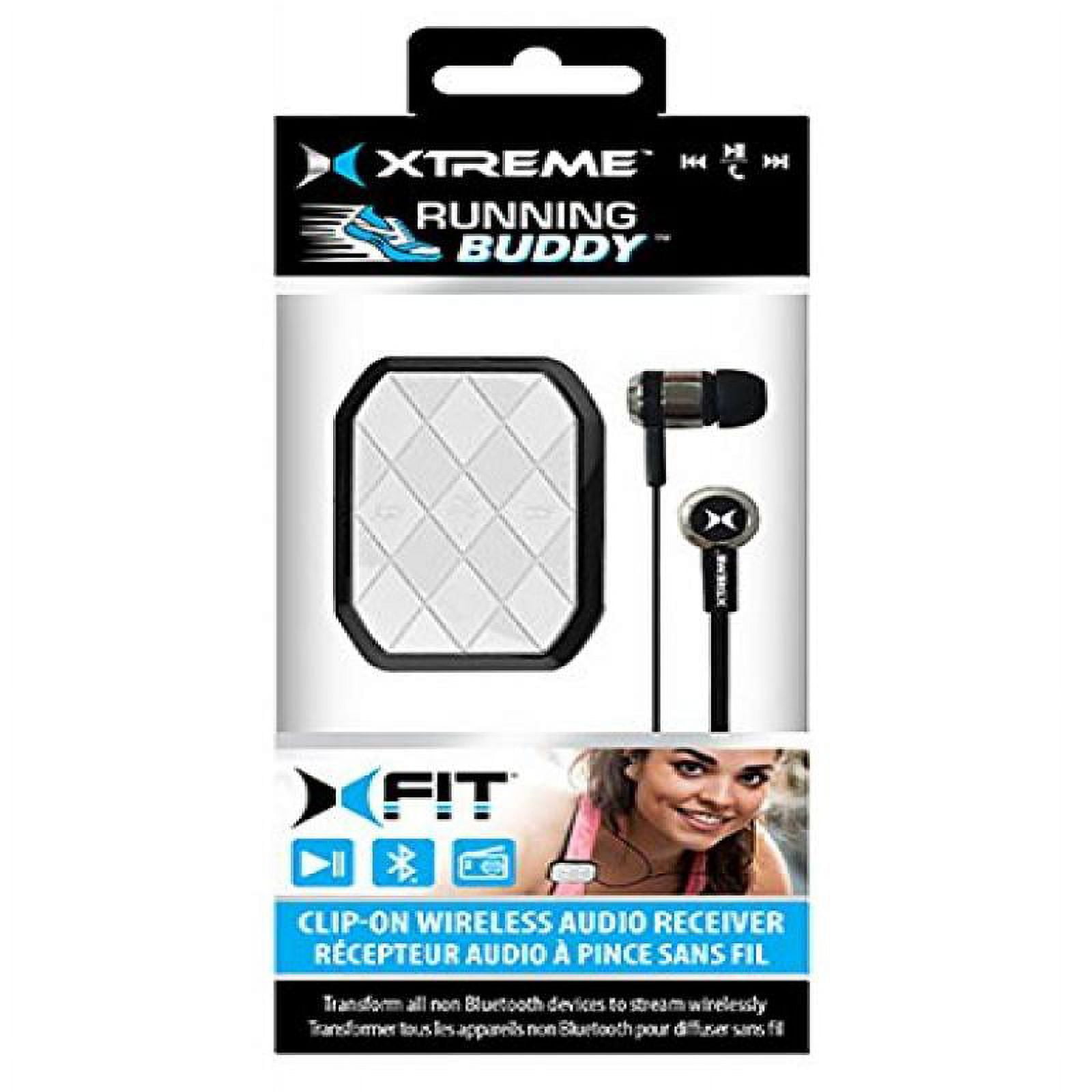 Xtreme XBA9-1006-WHT 3.5 mm Bluetooth Clip on Audio Receiver with ...