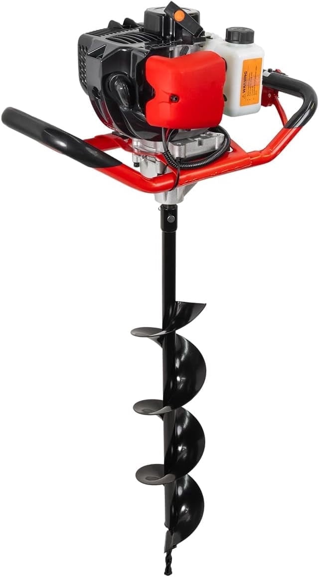 XtremepowerUS, Gas Earth Auger, 52cc, Includes 6-Inch Bit - Walmart.com