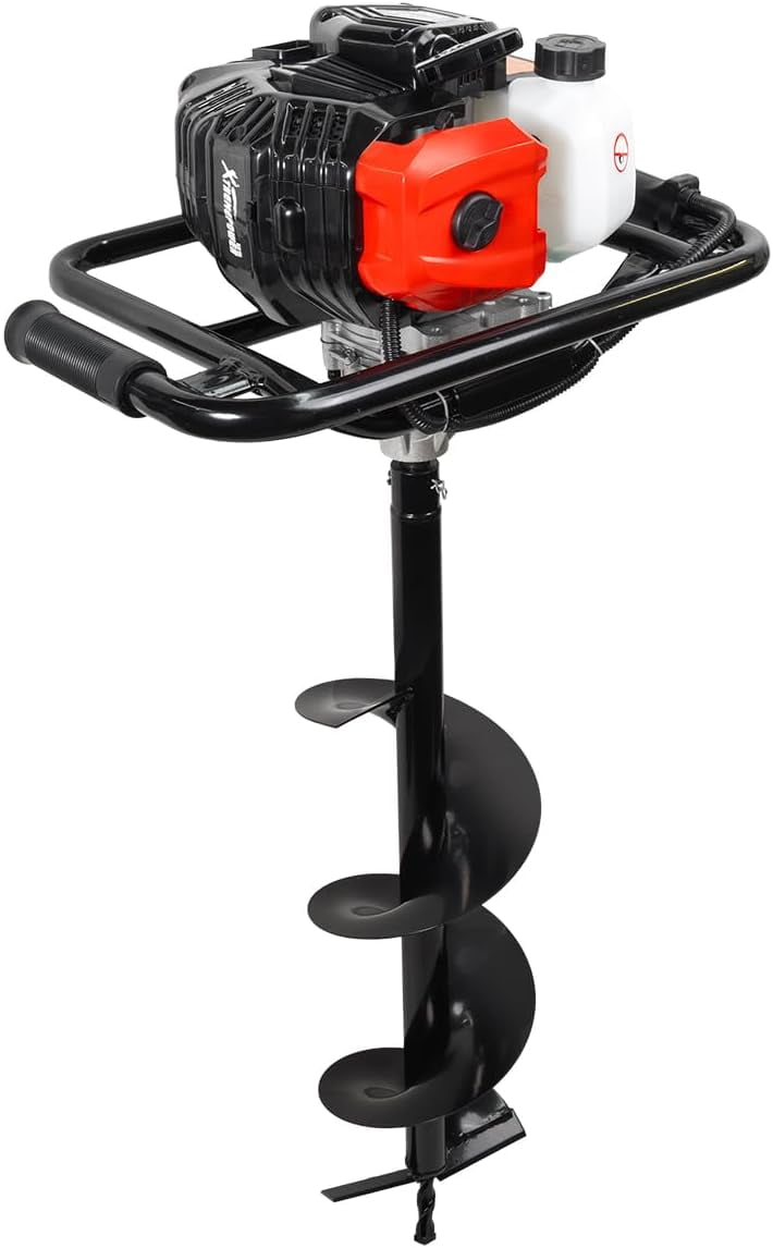 XtremePowerUS 52CC 2-Stroke Gas Powered Earth Auger, Post Hole Digger ...