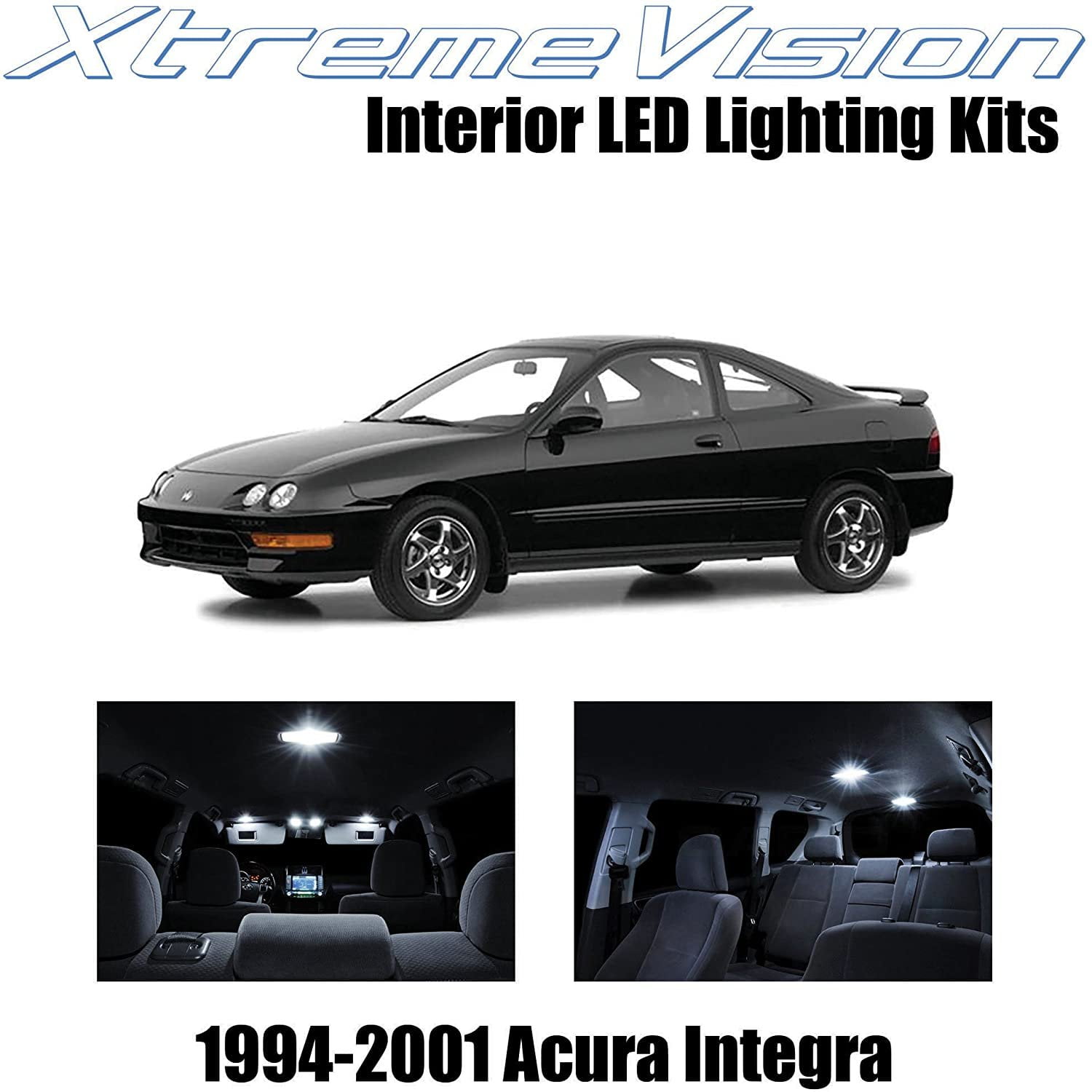 XtremeVision Interior LED for Acura Integra 1994-2001 6 pcs Pure White ...
