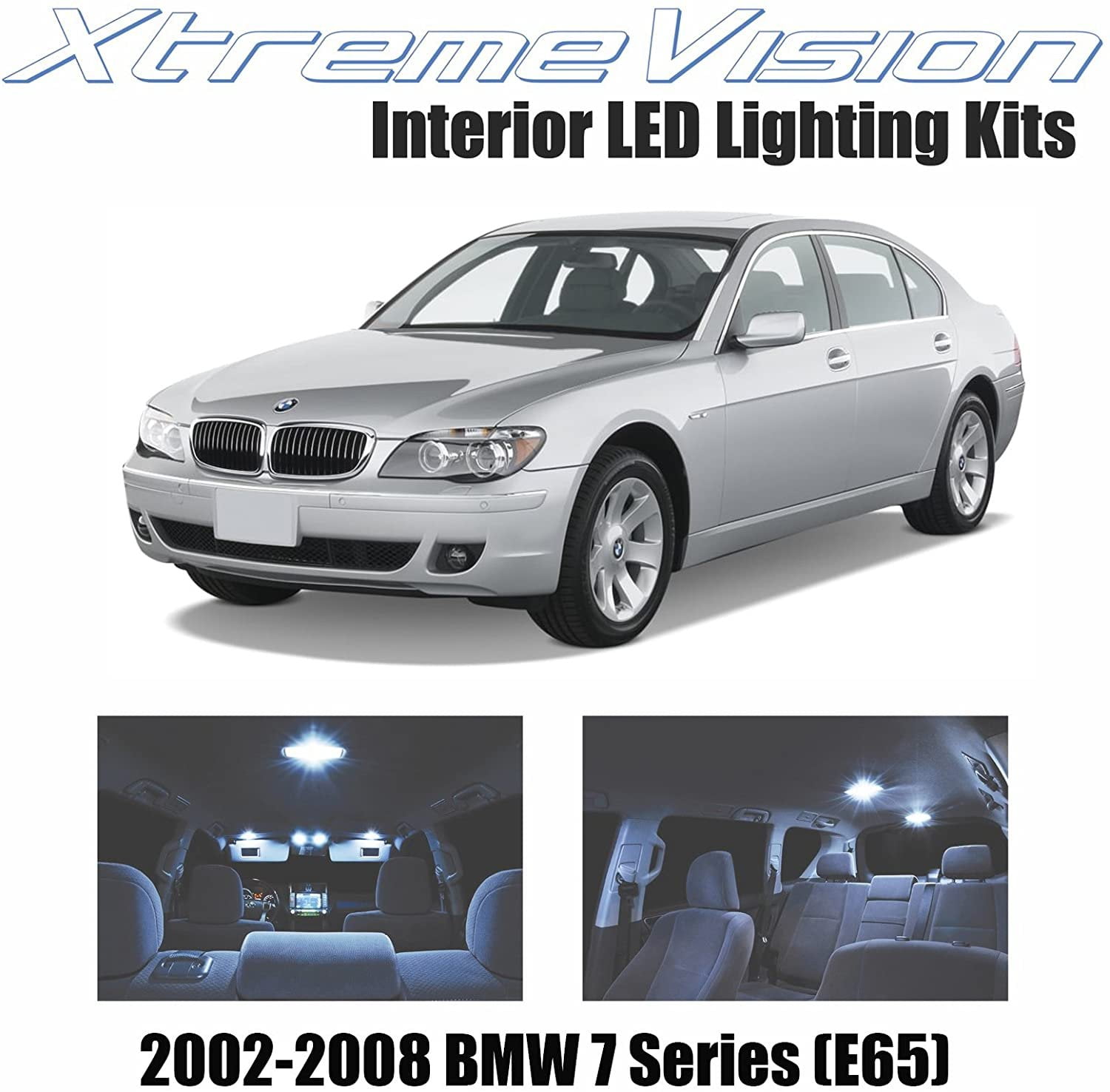 XtremeVision Interior LED for BMW 7 Series E65 2002-2008 14 Pieces Cool ...