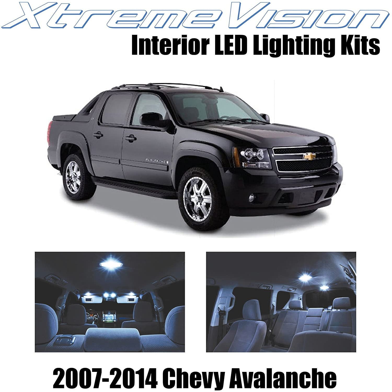 XtremeVision Interior LED for Chevy Avalanche 2007-2014 14 pcs Cool ...