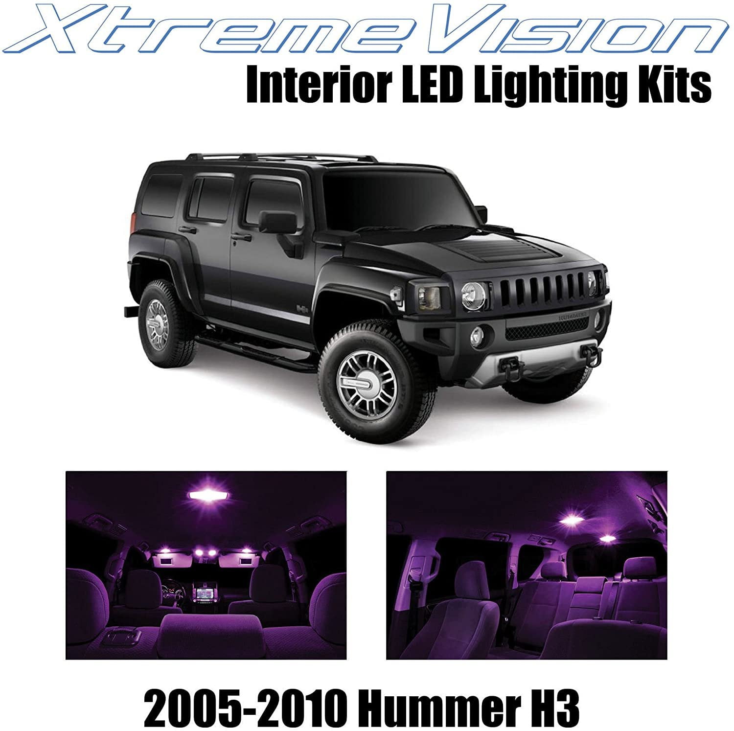 XtremeVision Interior LED for Hummer H3 2005-2010 15 pcs Pink Interior ...