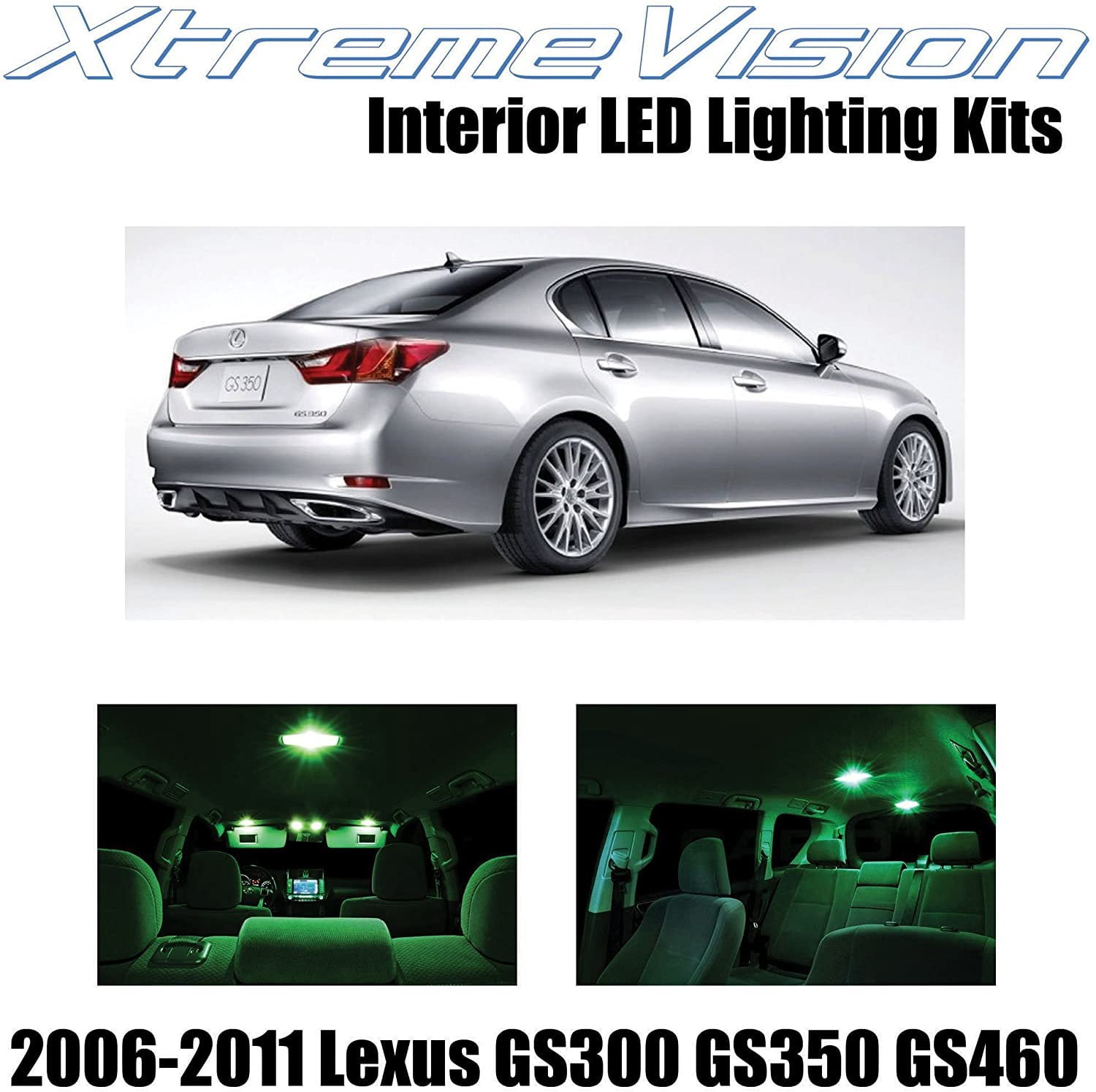 XtremeVision Interior LED for Lexus GS300 GS3500 GS460 2006-2011 3 pcs ...
