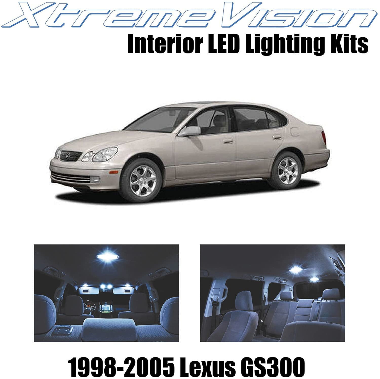 XtremeVision Interior LED for Lexus GS300 GS400 GS430 1998-2005 12 pcs ...