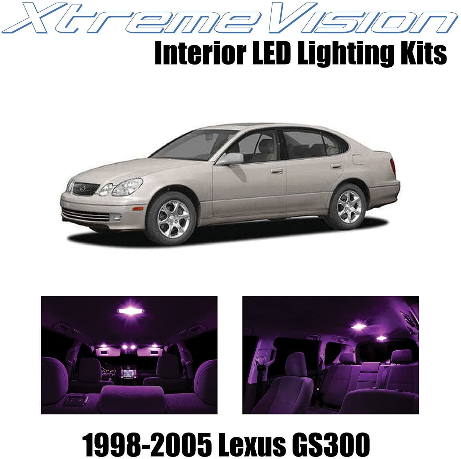 XtremeVision Interior LED for Lexus GS300 GS400 GS430 1998-2005 12 pcs ...