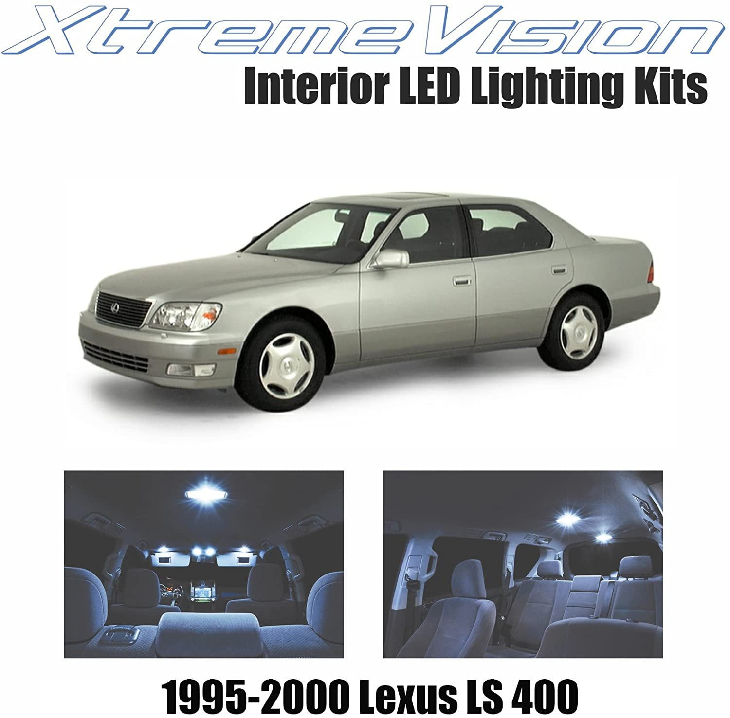 XtremeVision Interior LED for Lexus LS 400 1995-2000 13 Pieces Cool ...