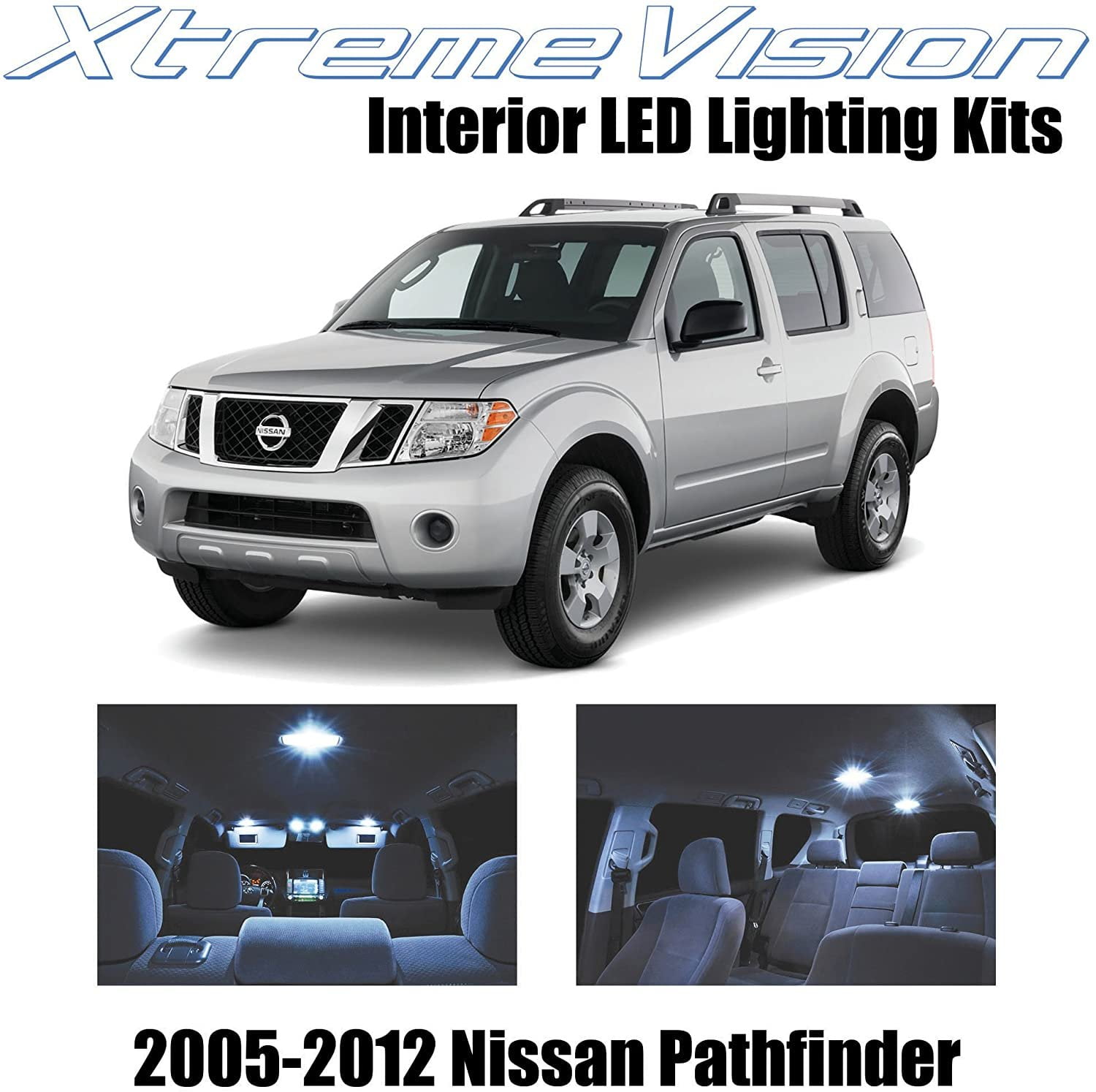 XtremeVision Interior LED for Nissan Pathfinder 2005-2012 10 pcs Cool ...