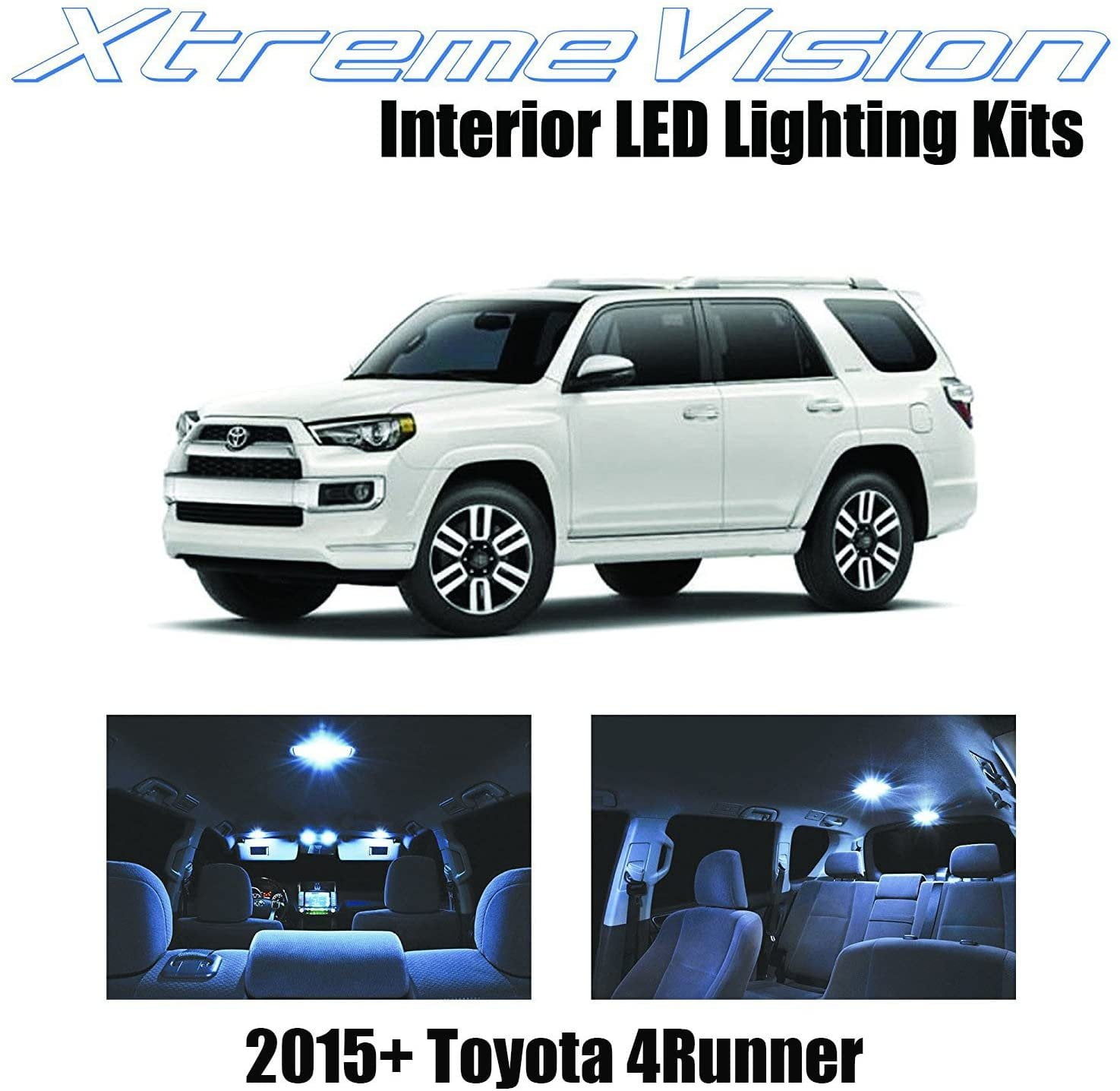 XtremeVision Interior LED for Toyota 4Runner 2015+ 13 pcs Cool White ...