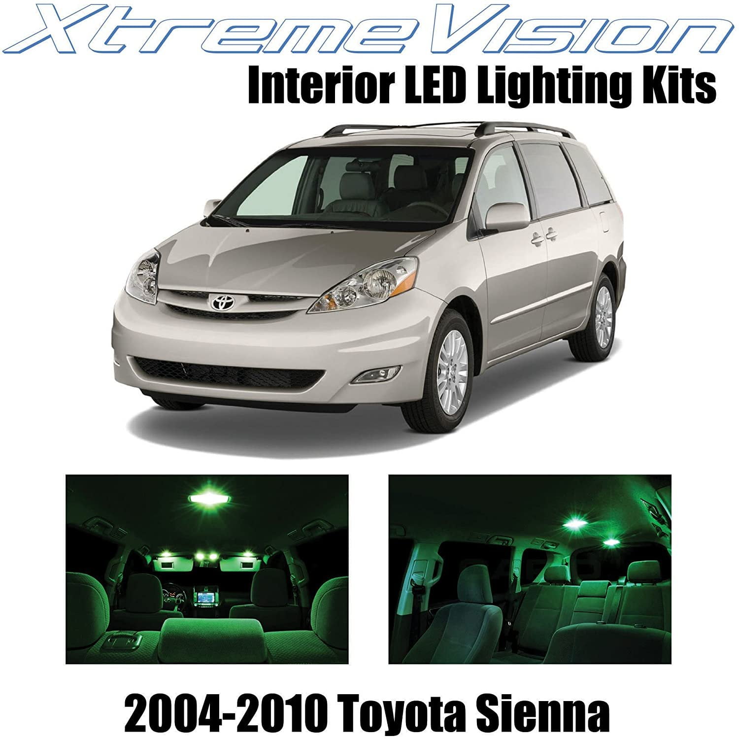 XtremeVision Premium Interior LED Kit for Toyota Sienna 2004-2010 with ...