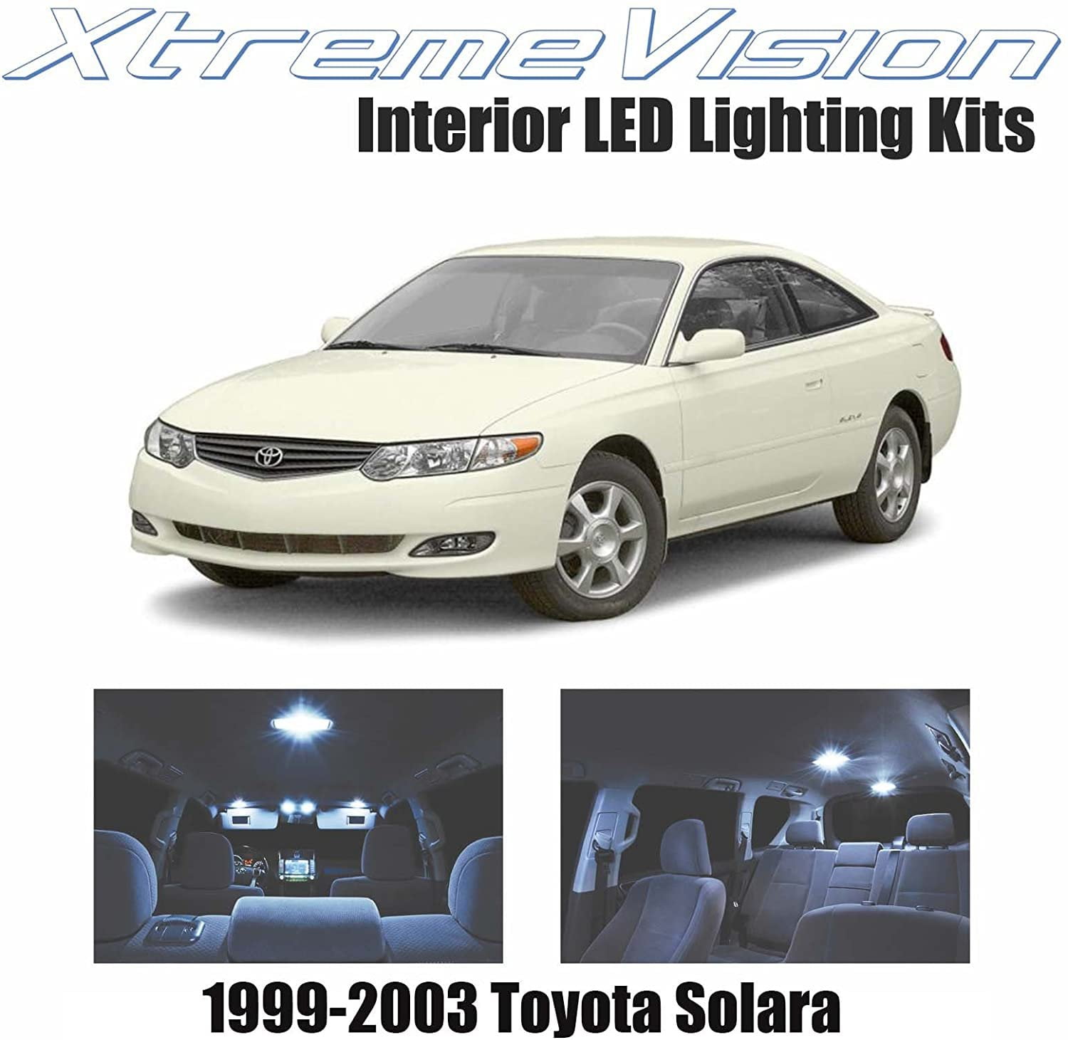 XtremeVision Interior LED for Toyota Solara 1999-2003 2 Pieces Cool ...