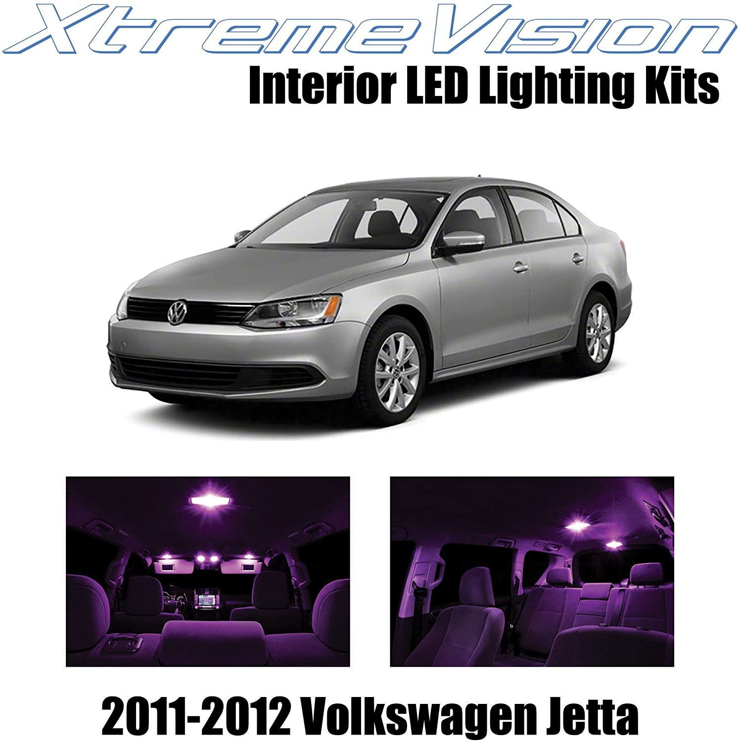 XtremeVision Interior LED for Volkswagen Jetta Golf 2011-2012 12 pcs ...